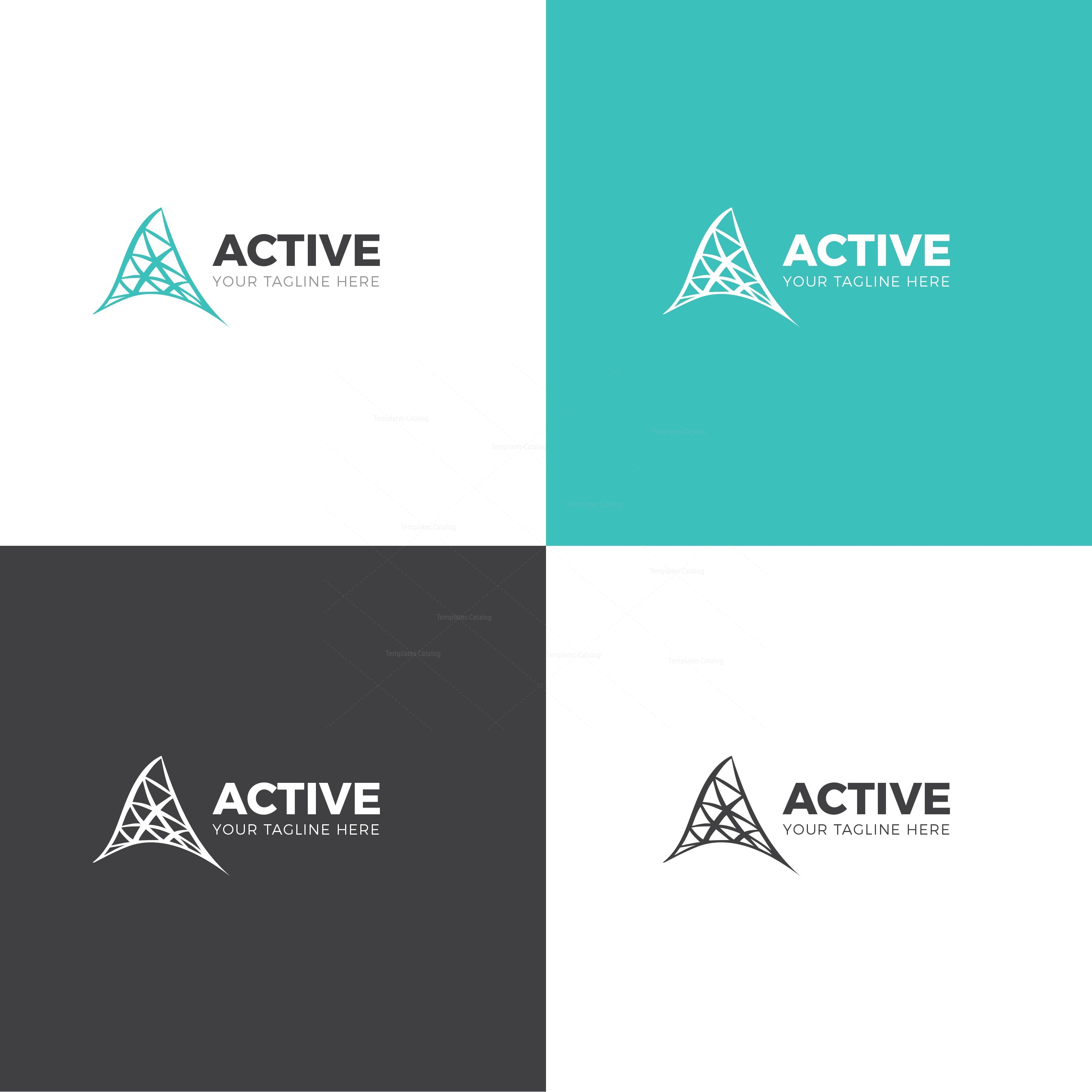 Active Corporate Logo Design Template - Graphic Prime | Graphic Design ...
