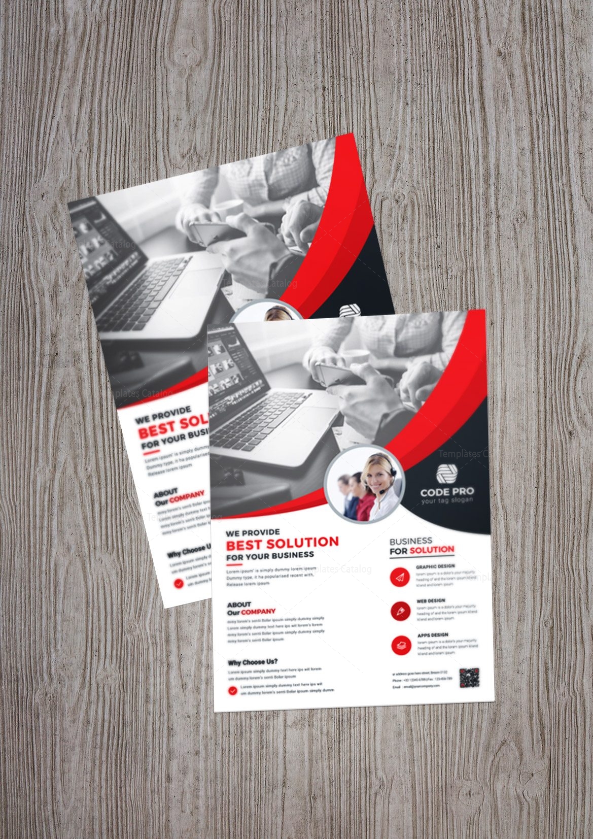 Best Print Flyer Template - Graphic Prime | Graphic Design Templates