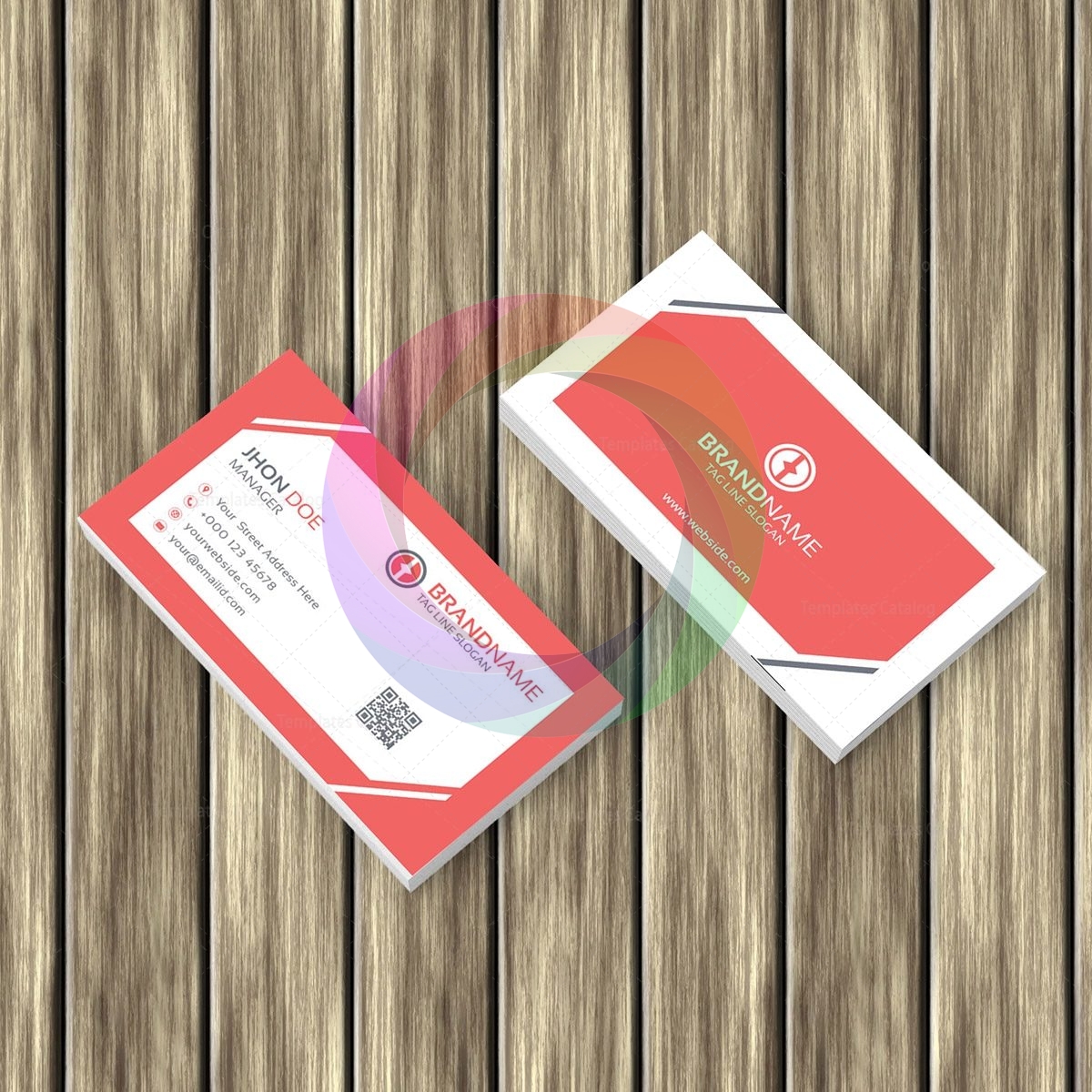 Brand Name Business Card Template - Graphic Prime | Graphic Design ...