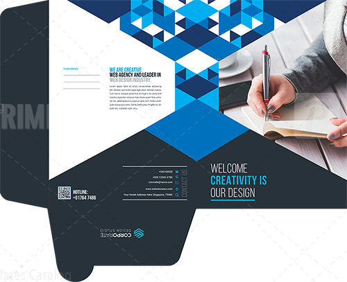 Business Folder Template with Stylish Design - Graphic Prime | Graphic ...