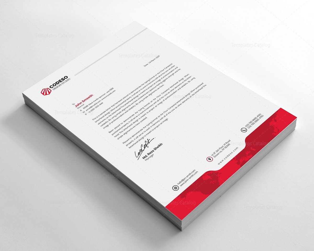Classic Stylish Letterhead Template - Graphic Prime | Graphic Design ...