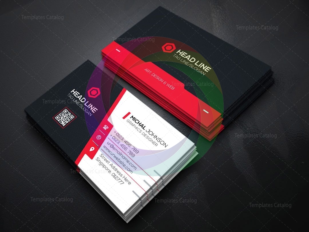 Classy Colorful Visiting Card Template - Graphic Prime | Graphic Design ...