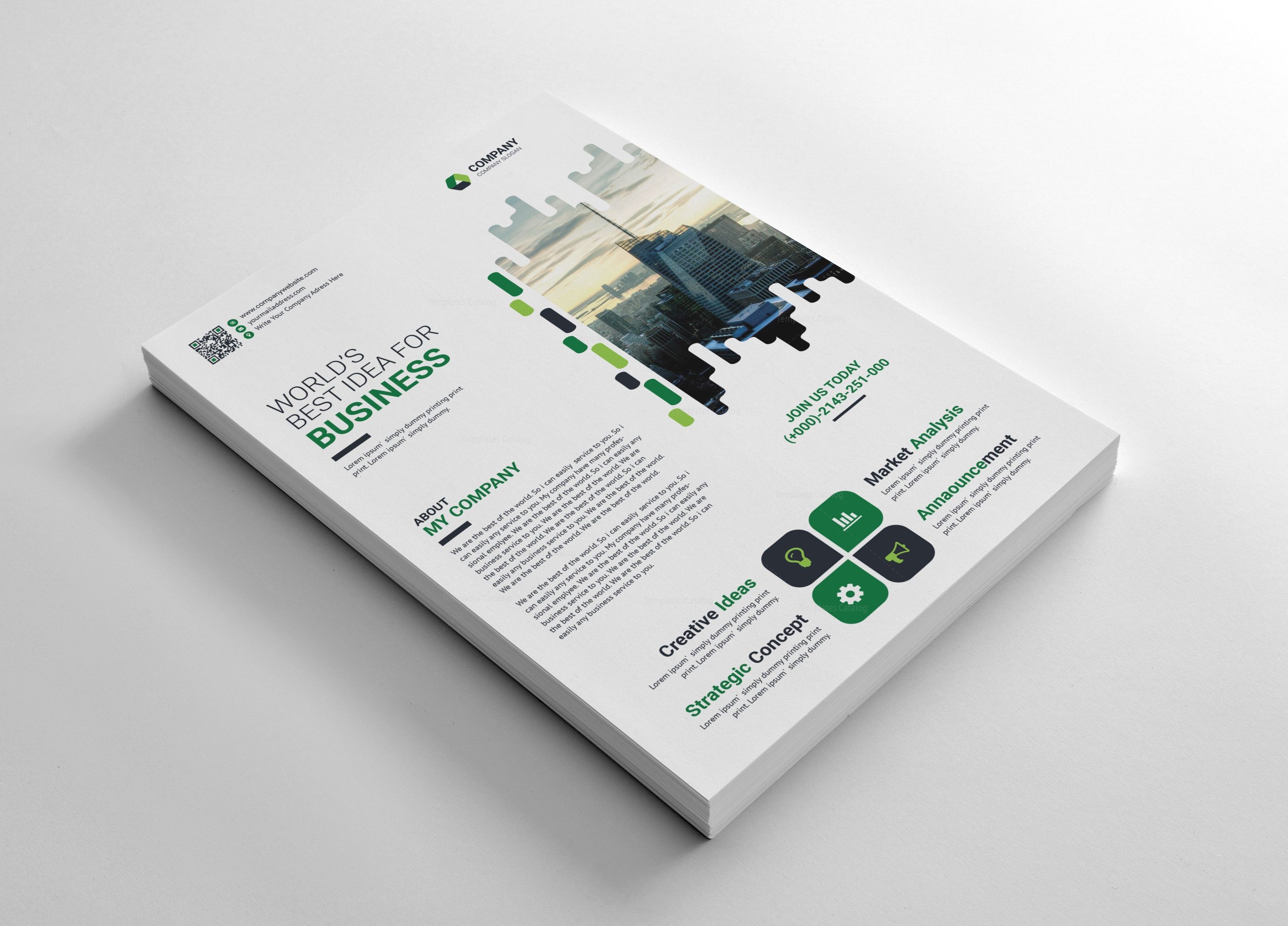 Clean Layered Flyers Templates - Graphic Prime | Graphic Design Templates