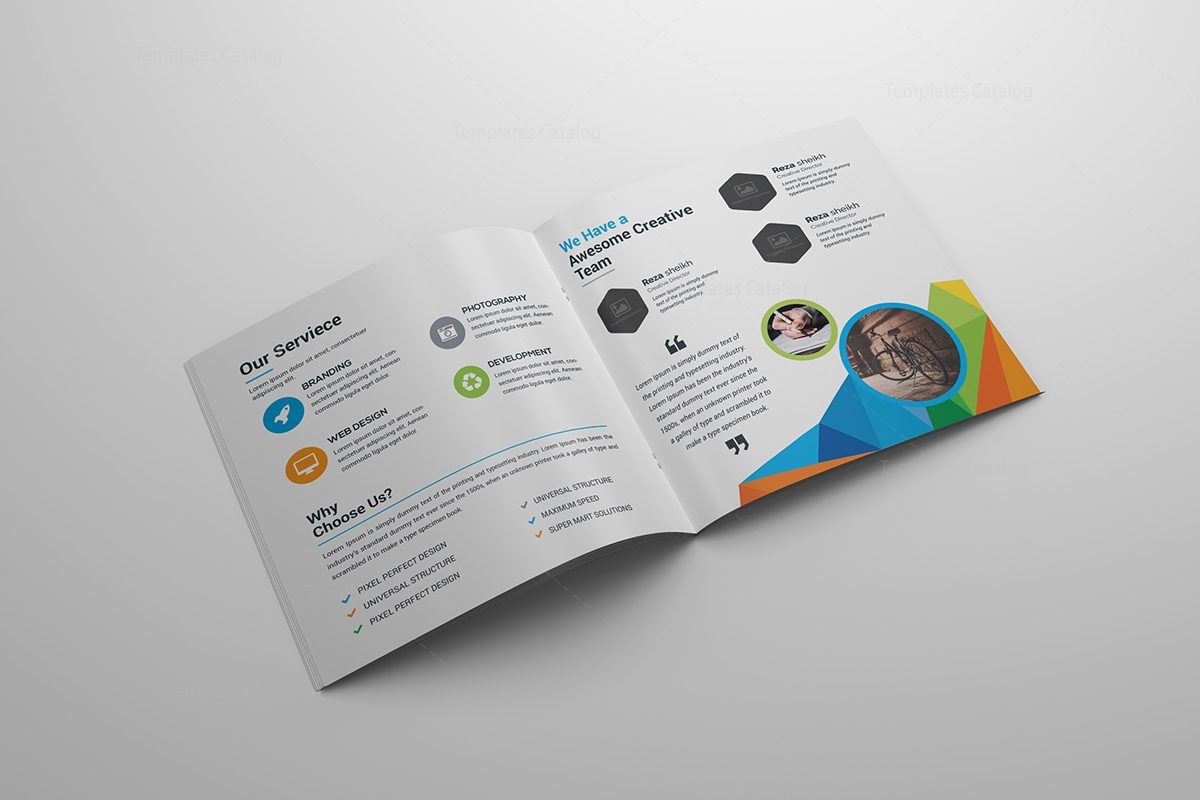 Colorful Square Brochure Template - Graphic Prime | Graphic Design ...