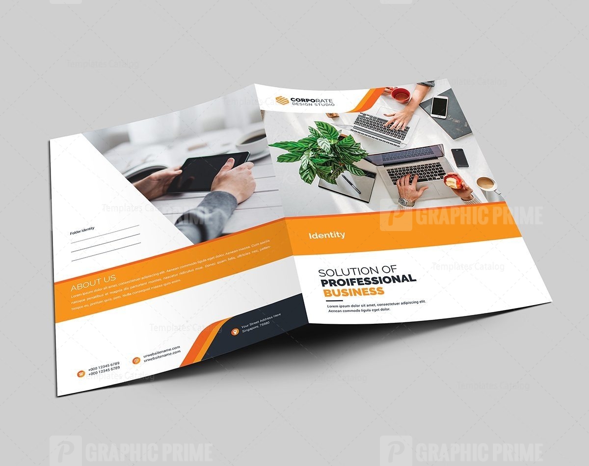 Corporate Folder Template - Graphic Prime | Graphic Design Templates
