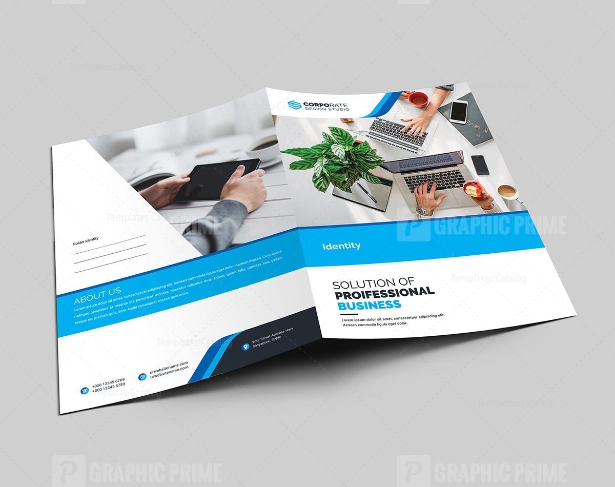 Corporate Folder Template - Graphic Prime | Graphic Design Templates