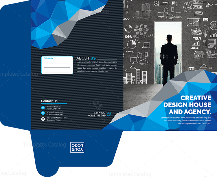 Creative Presentation Folder 000446 - Graphic Prime | Graphic Design ...