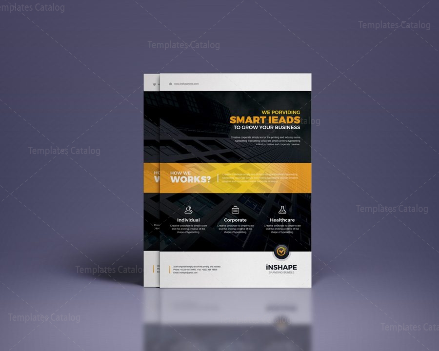 Creative Smart Flyer Design Template - Graphic Prime | Graphic Design ...