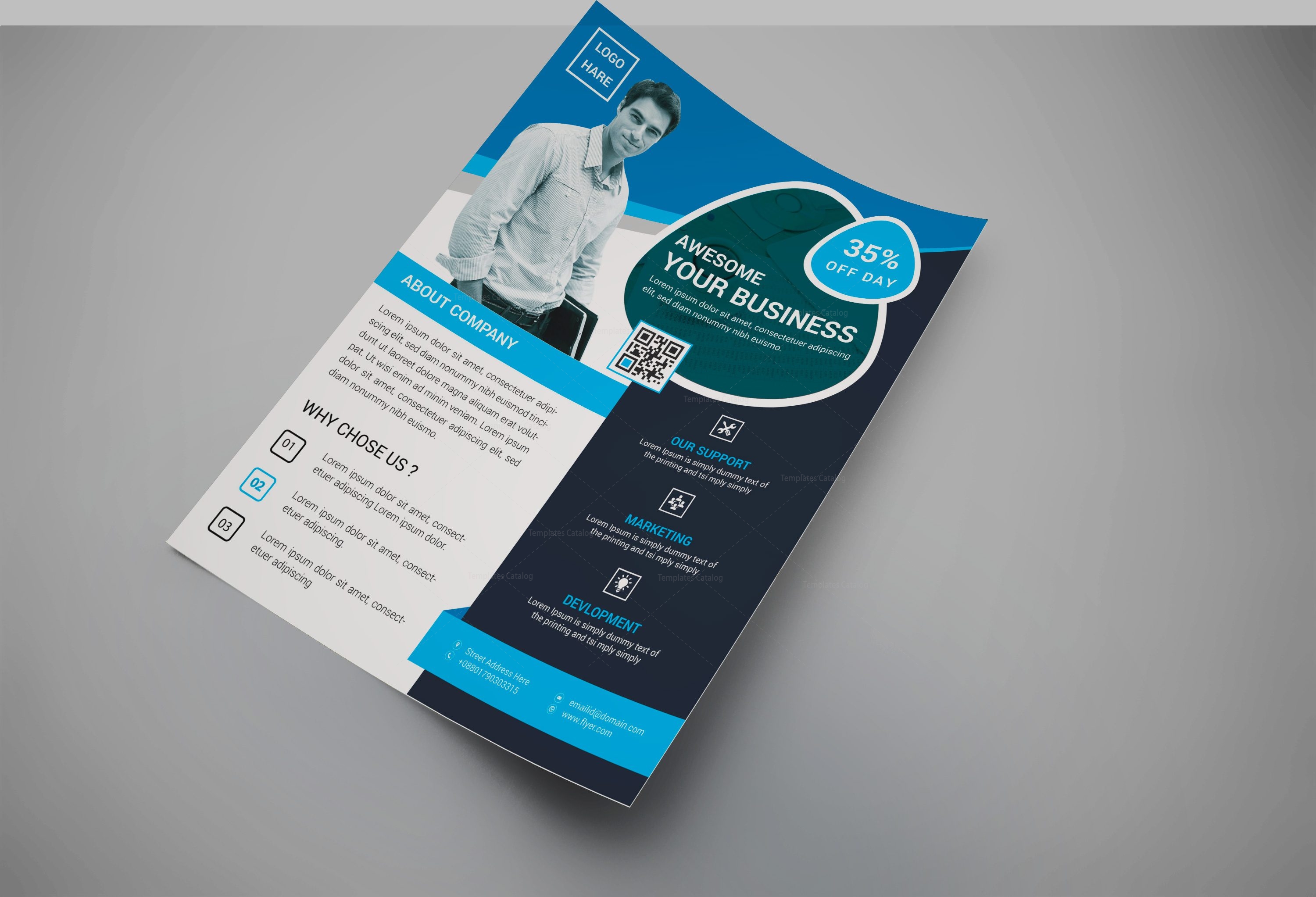 Discount Creative Business Flyer Design Template - Graphic Prime ...