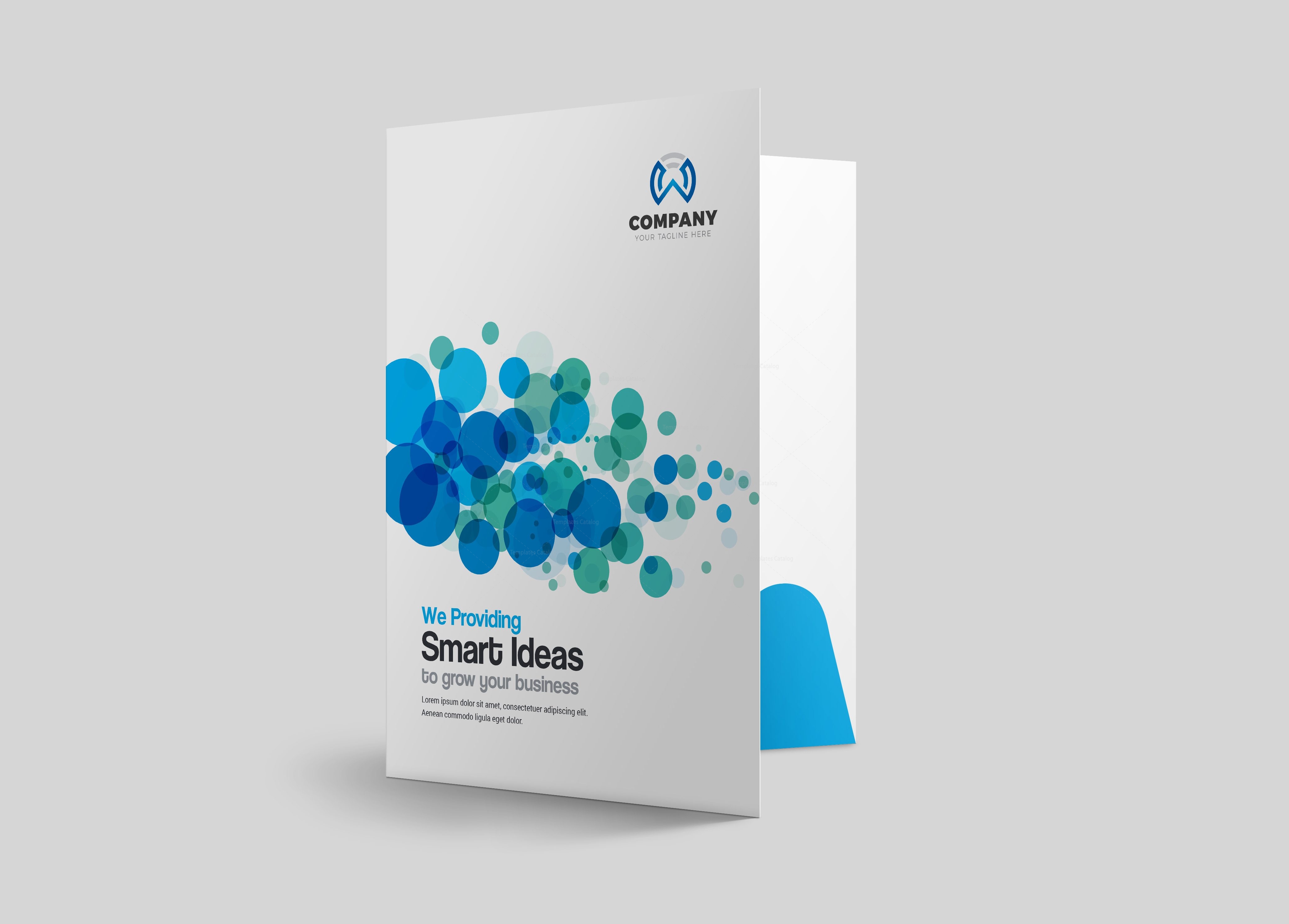 Dots Presentation Folder Design Template - Graphic Prime | Graphic ...