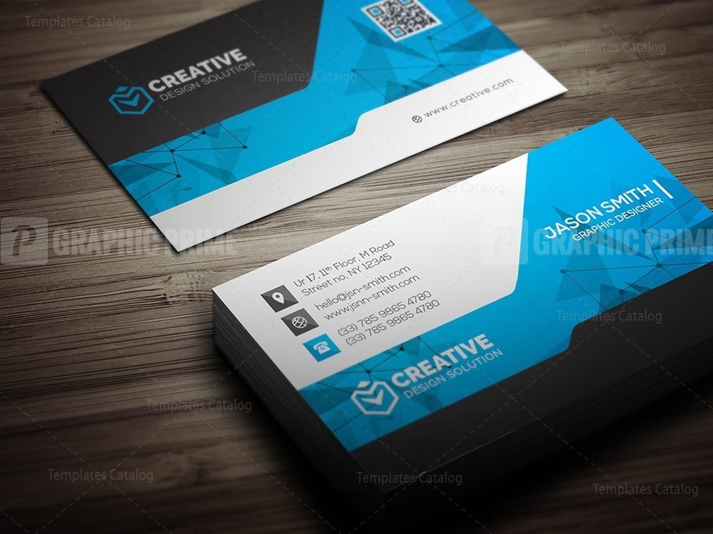 Elegant Visiting Card Template - Graphic Prime | Graphic Design Templates