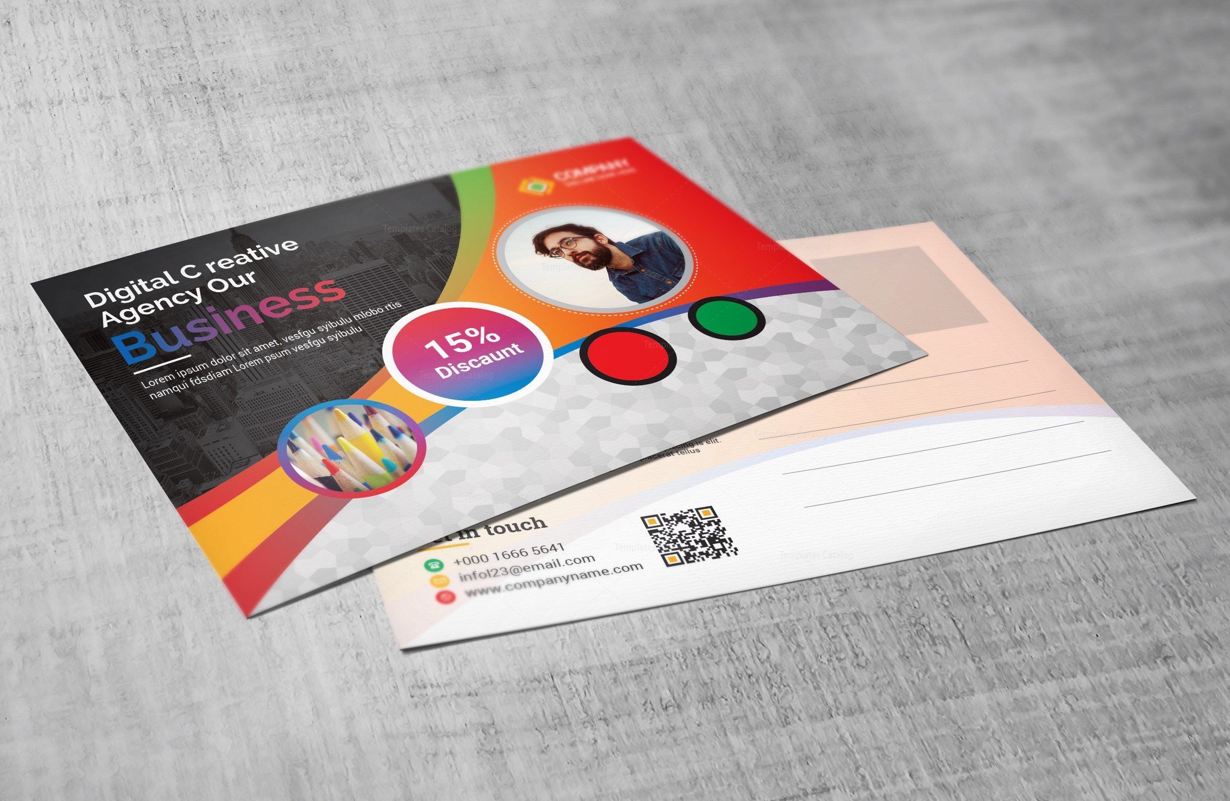 Excellent Postcard Design Template - Graphic Prime | Graphic Design ...