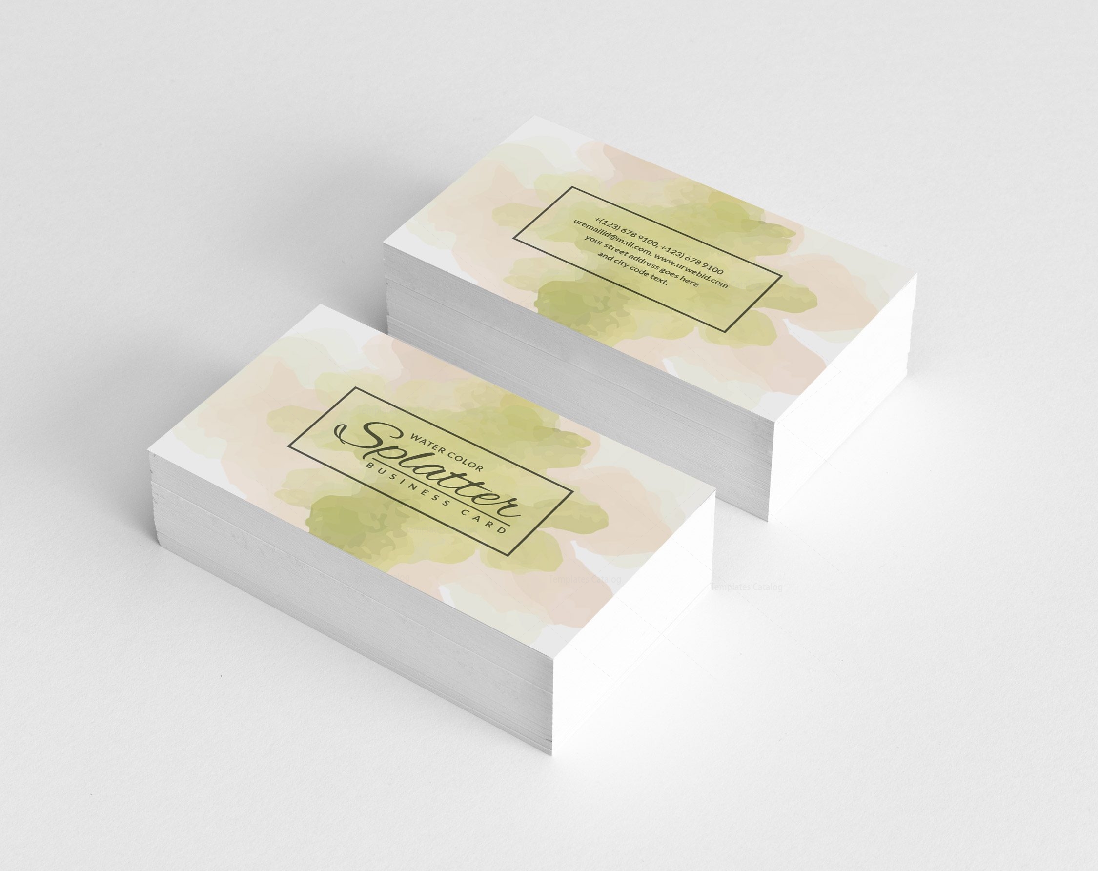 Feminine Business Card Design - Graphic Prime | Graphic Design Templates