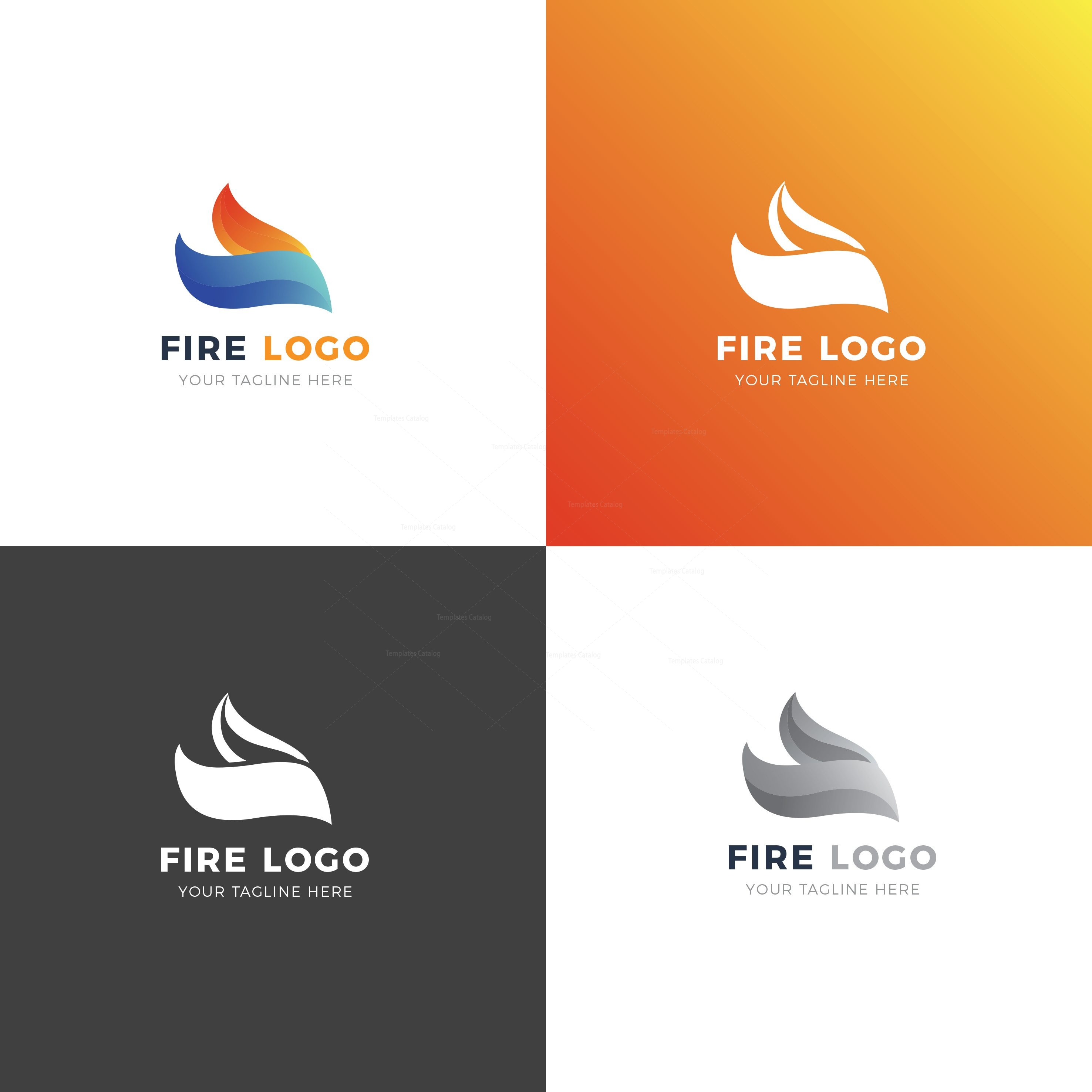 Fire Creative Logo Design Template - Graphic Prime | Graphic Design ...