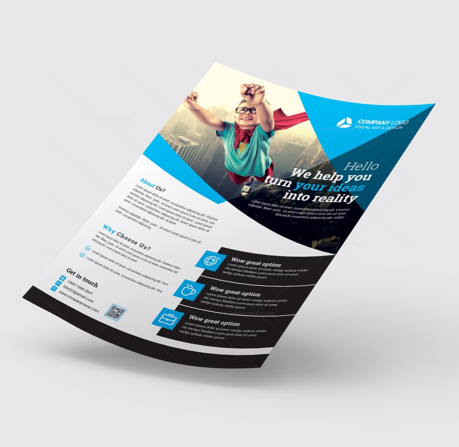 Hero Print Flyer Templates - Graphic Prime | Graphic Design Templates
