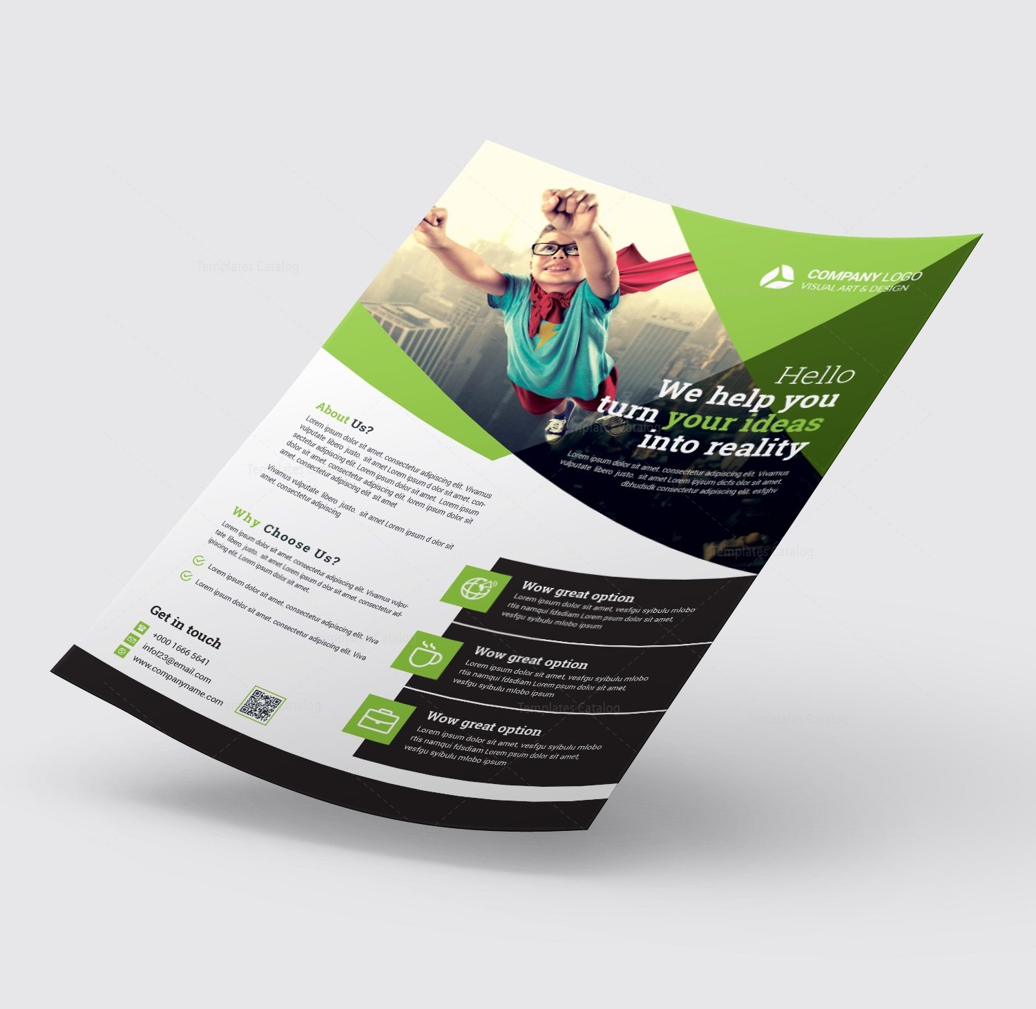 Hero Print Flyer Templates - Graphic Prime | Graphic Design Templates