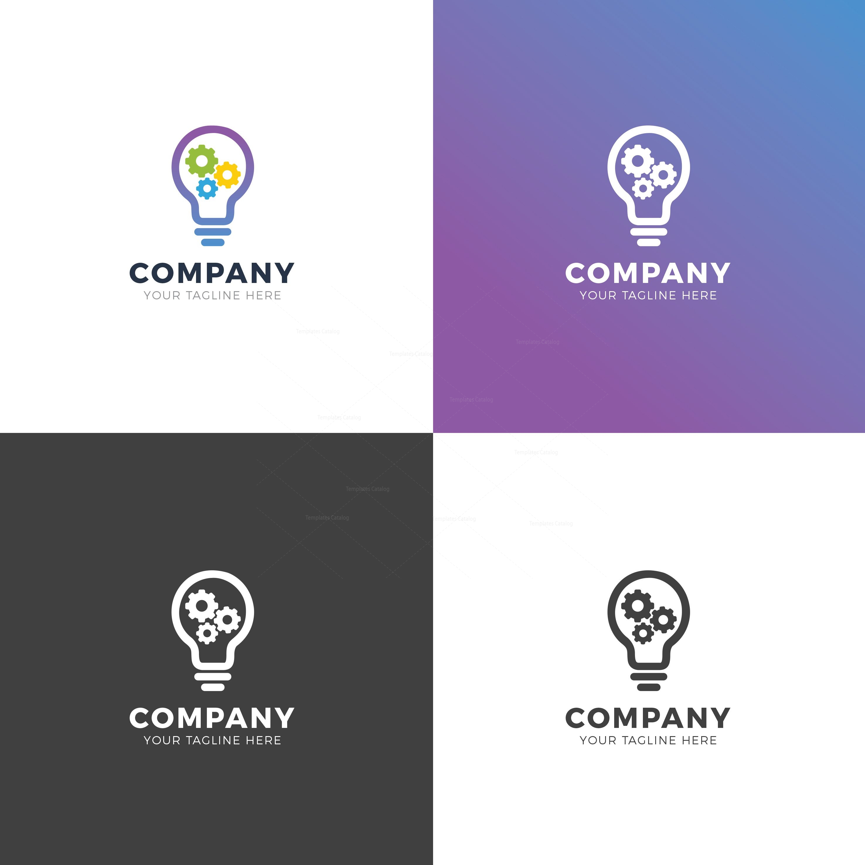 Lamp Creative Logo Design Template - Graphic Prime | Graphic Design ...