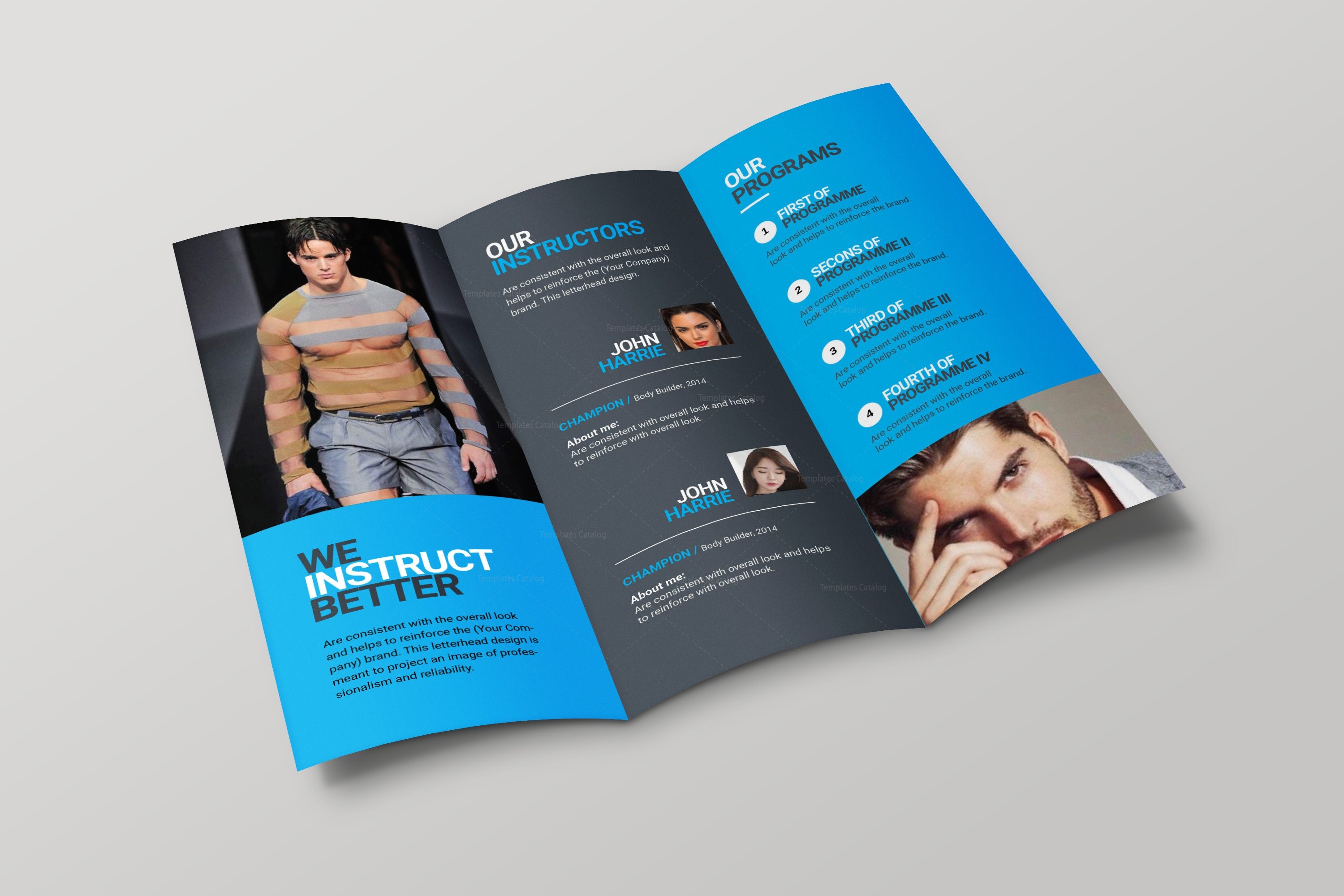 Lexington Corporate Creative Tri-fold Brochure - Graphic Prime ...