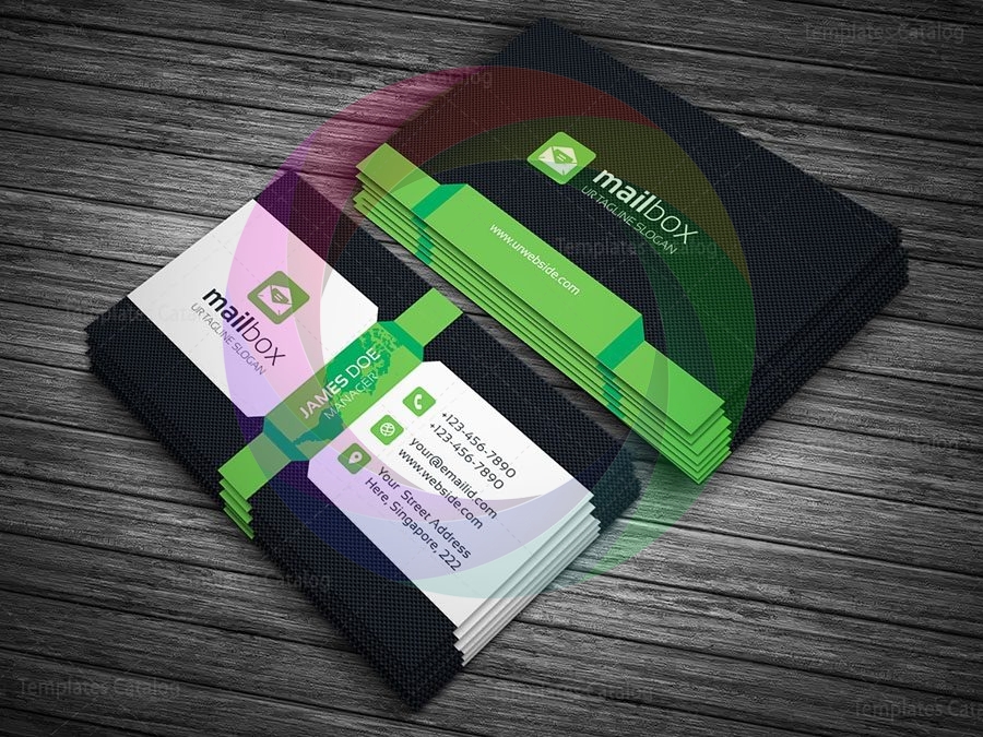 Mailbox Business Card Template - Graphic Prime | Graphic Design Templates