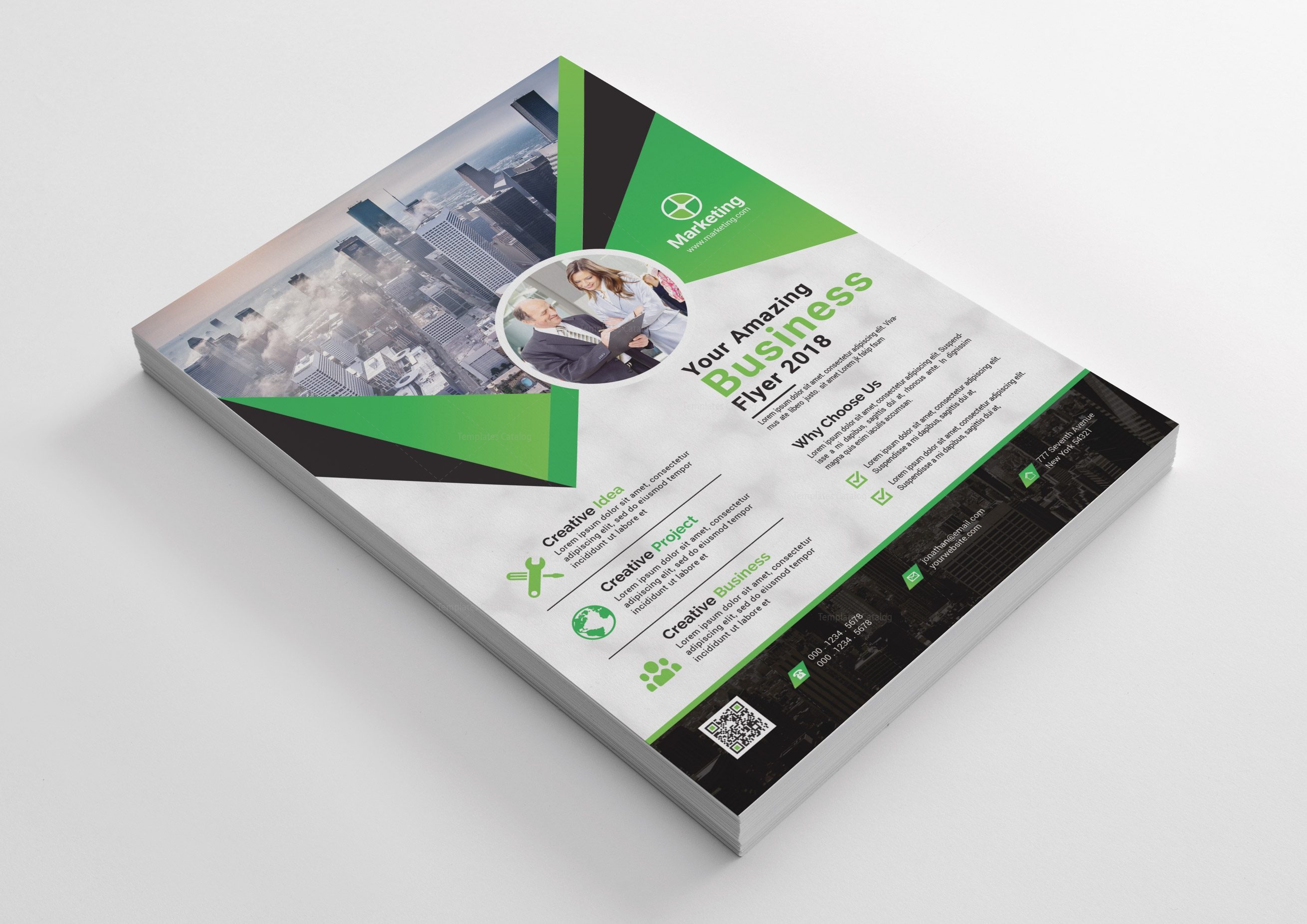 Marketing Print Flyer Design - Graphic Prime | Graphic Design Templates