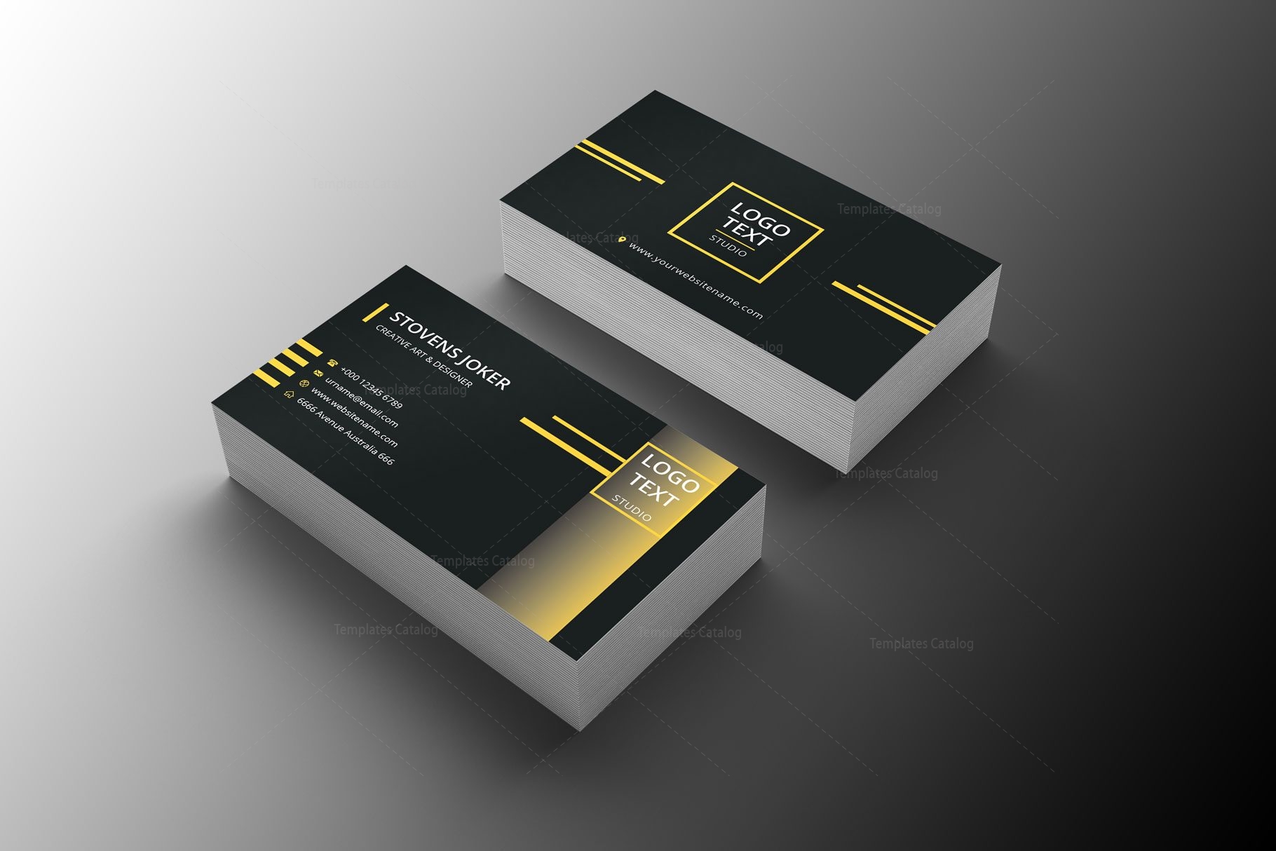 Minimal Programmer Business Card Design - Graphic Prime | Graphic ...
