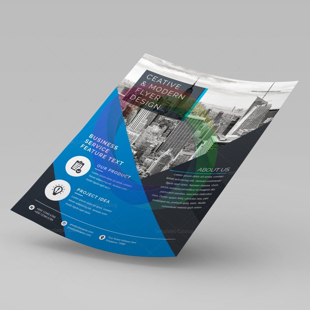 Modern Flyer Design - Graphic Prime | Graphic Design Templates