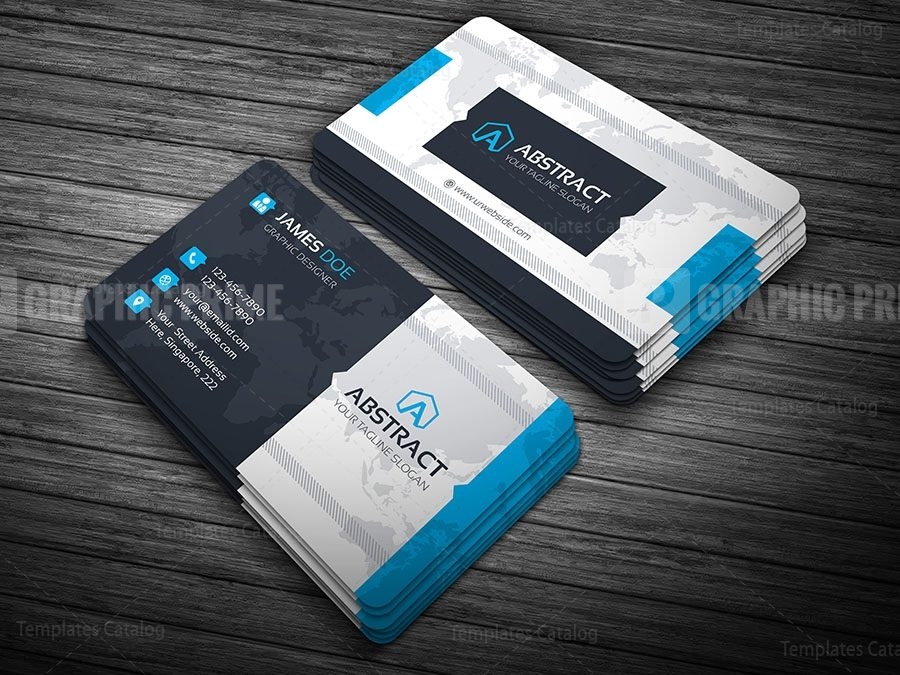 Multicolor Business Card Template - Graphic Prime | Graphic Design ...