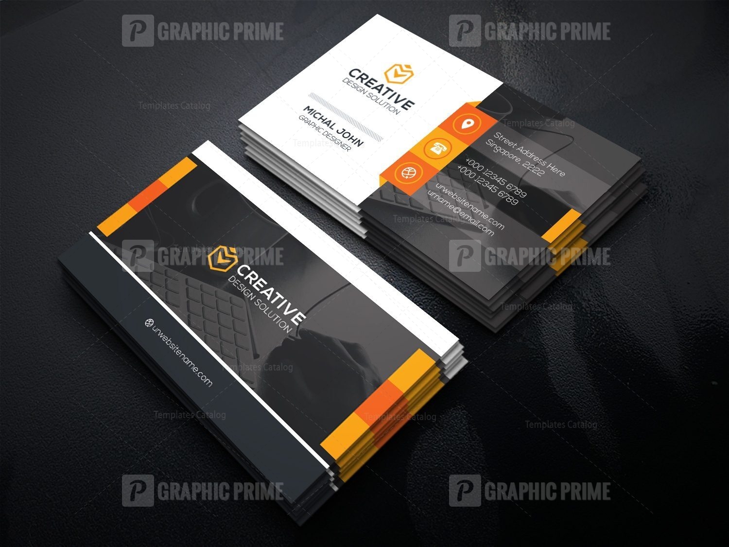 Office Business Card Template Card - Graphic Prime | Graphic Design ...