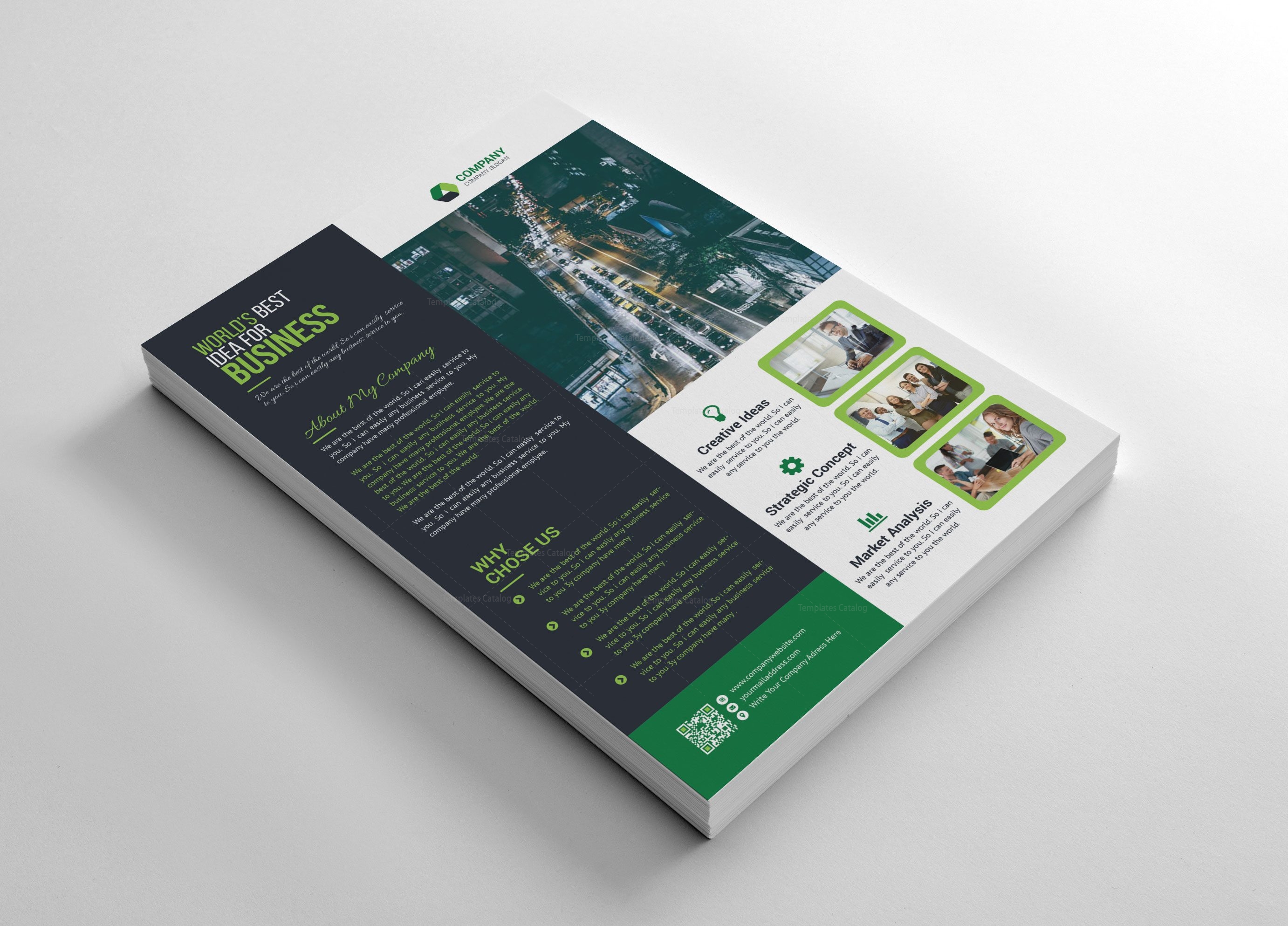 Optimal Flyers Template Design - Graphic Prime | Graphic Design Templates