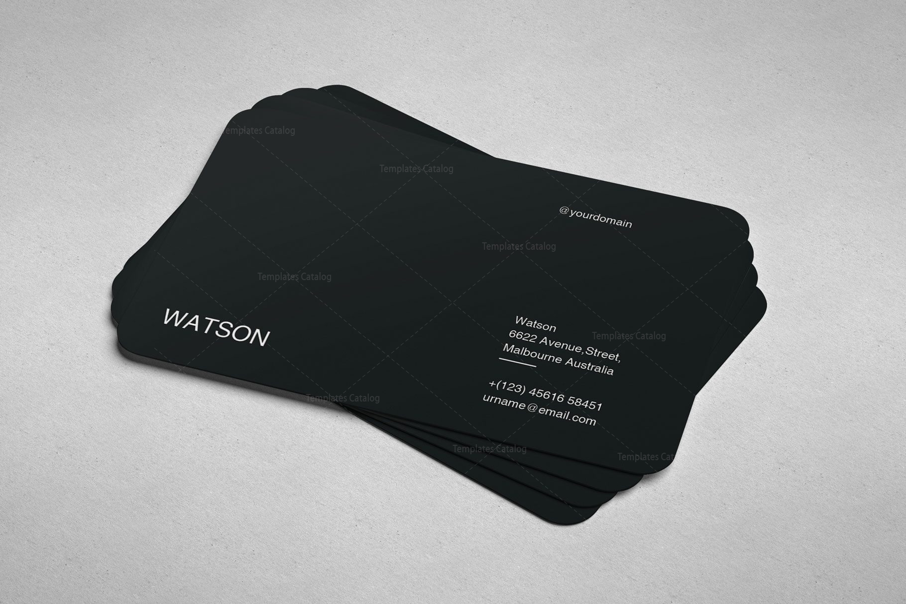 Plain Print Business Card Template - Graphic Prime | Graphic Design ...
