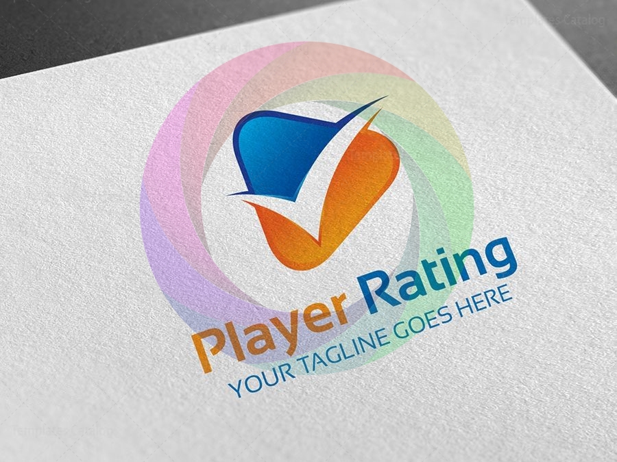 Player Rating Logo Template - Graphic Prime | Graphic Design Templates