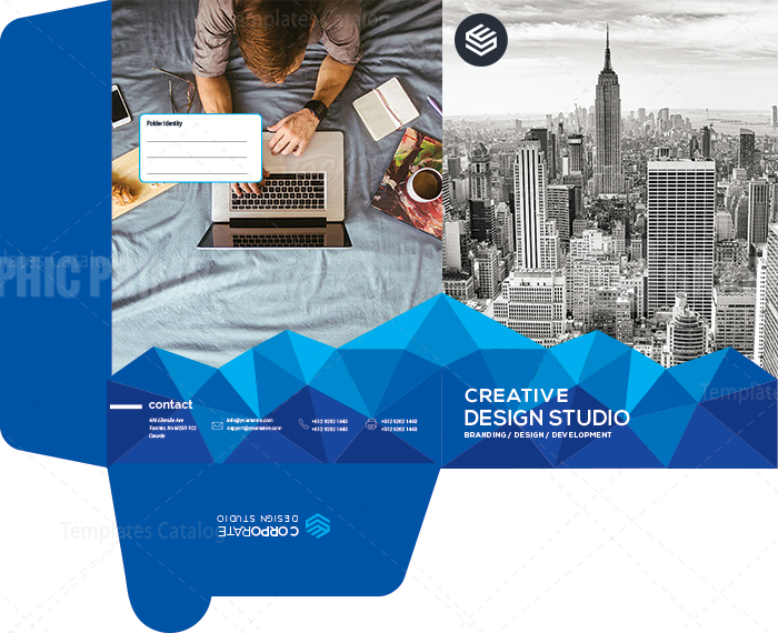 Presentation Folder Design Template - Graphic Prime | Graphic Design ...