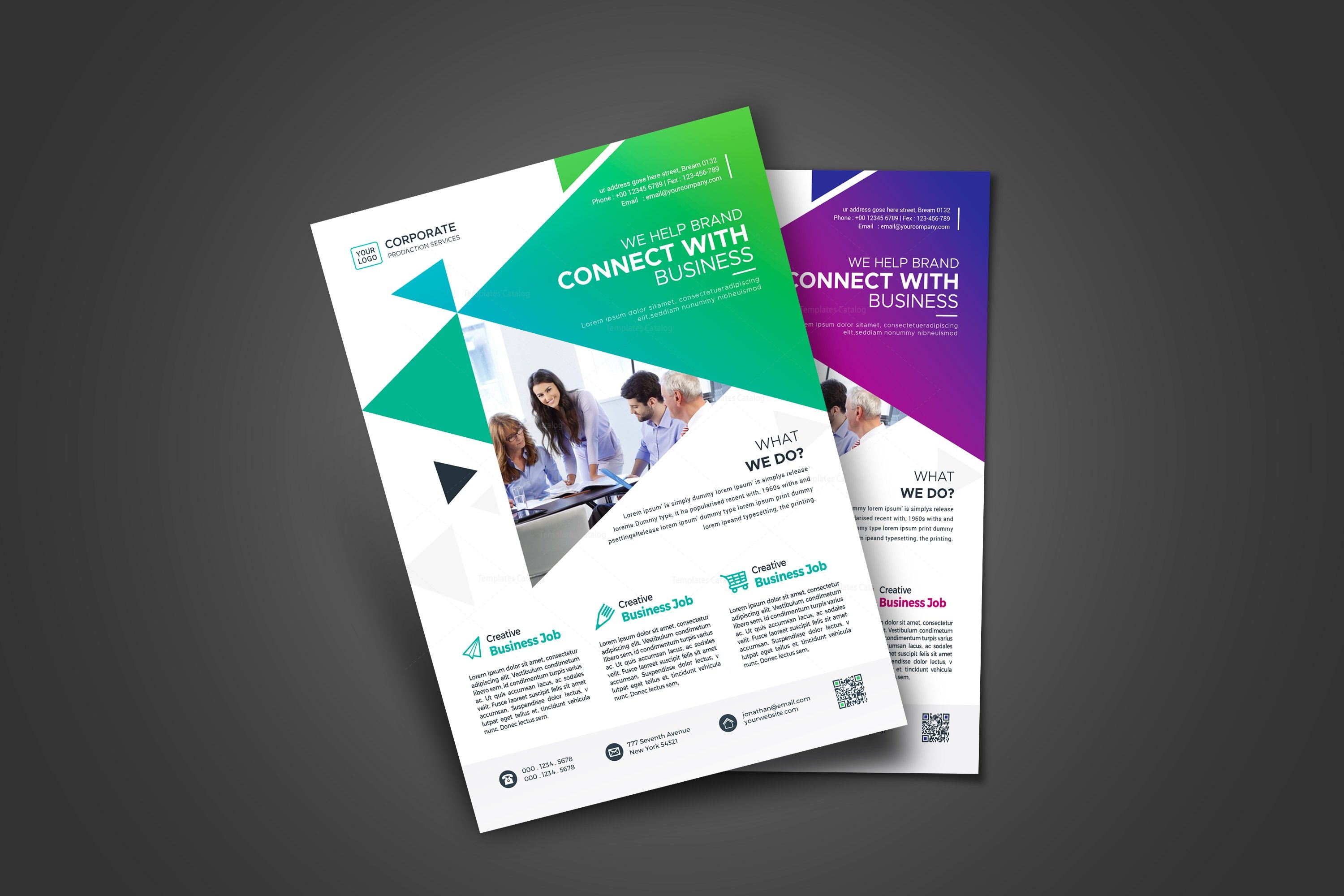 Print Modern Flyer Design - Graphic Prime | Graphic Design Templates