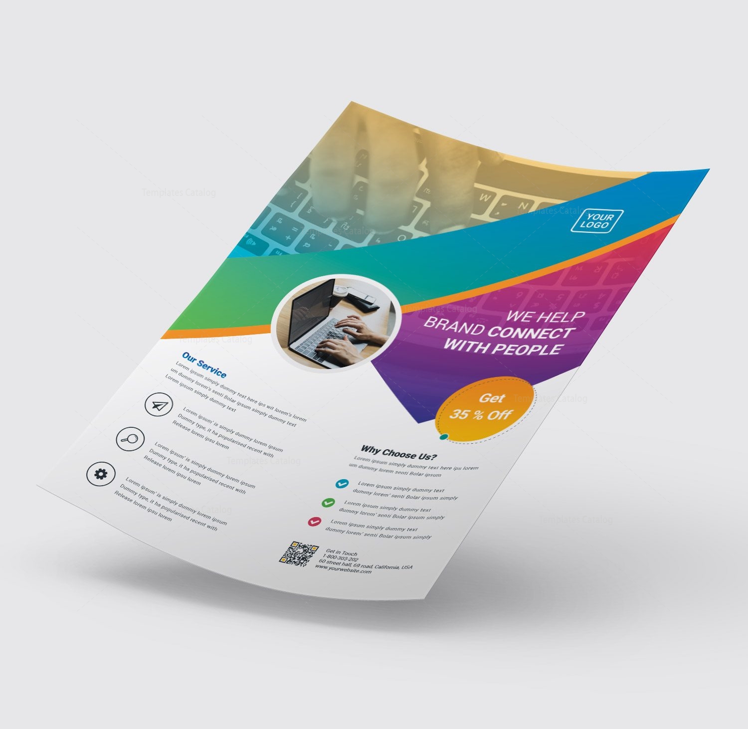 Print Ready Stylish Flyer Design - Graphic Prime | Graphic Design Templates