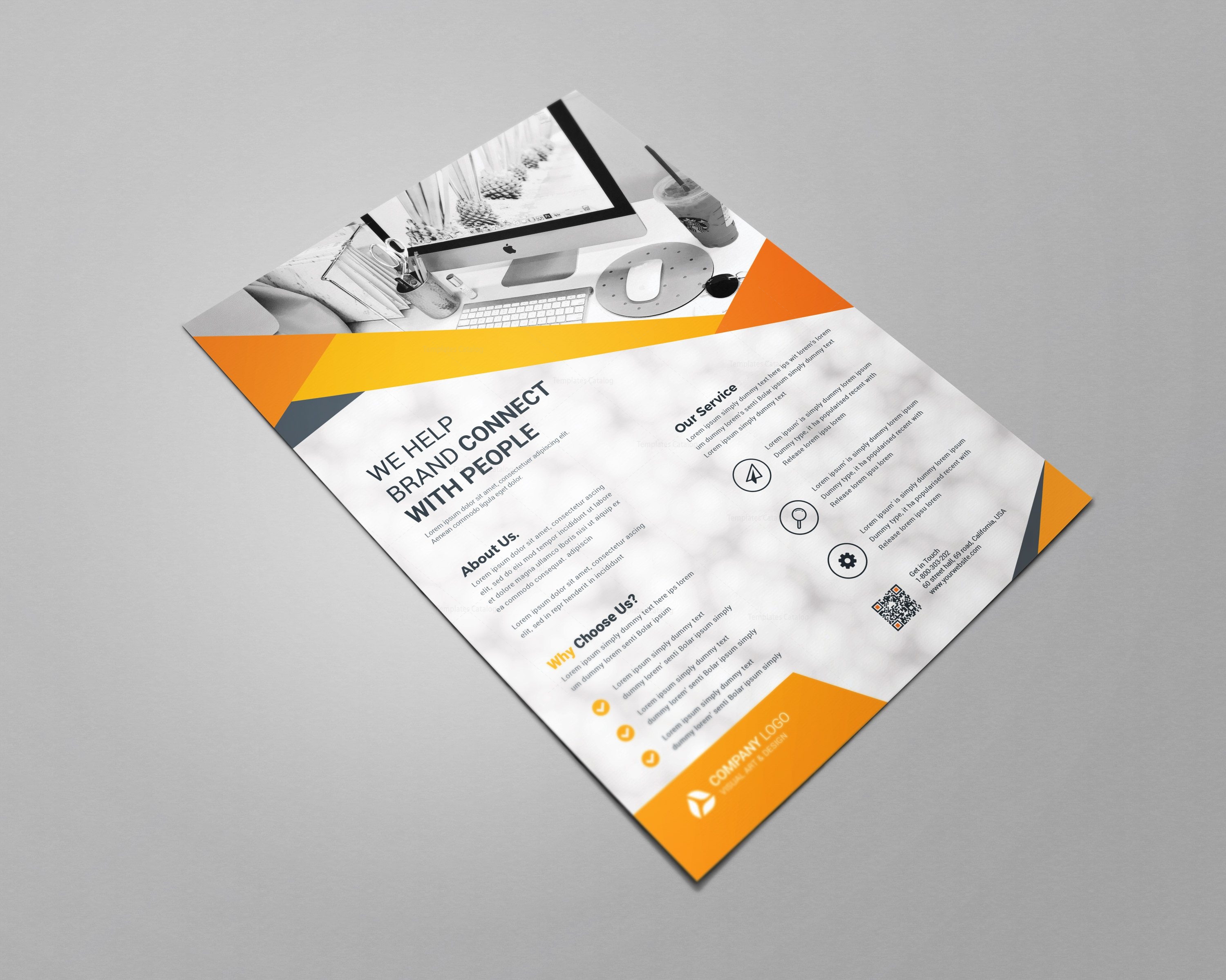 Print Stylish Flyer Design - Graphic Prime | Graphic Design Templates