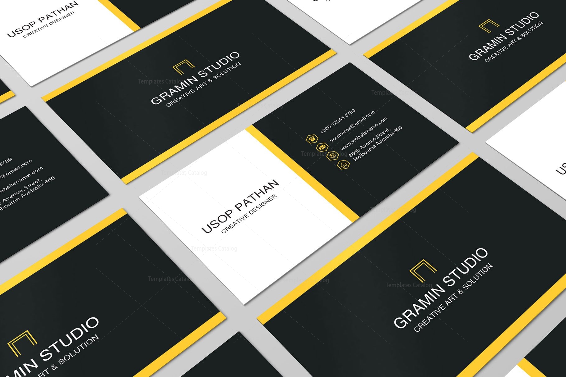 Professional Business Card - Graphic Prime | Graphic Design Templates