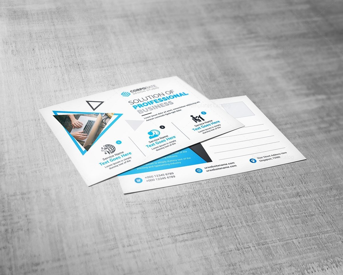 Professional Postcard Template - Graphic Prime | Graphic Design Templates