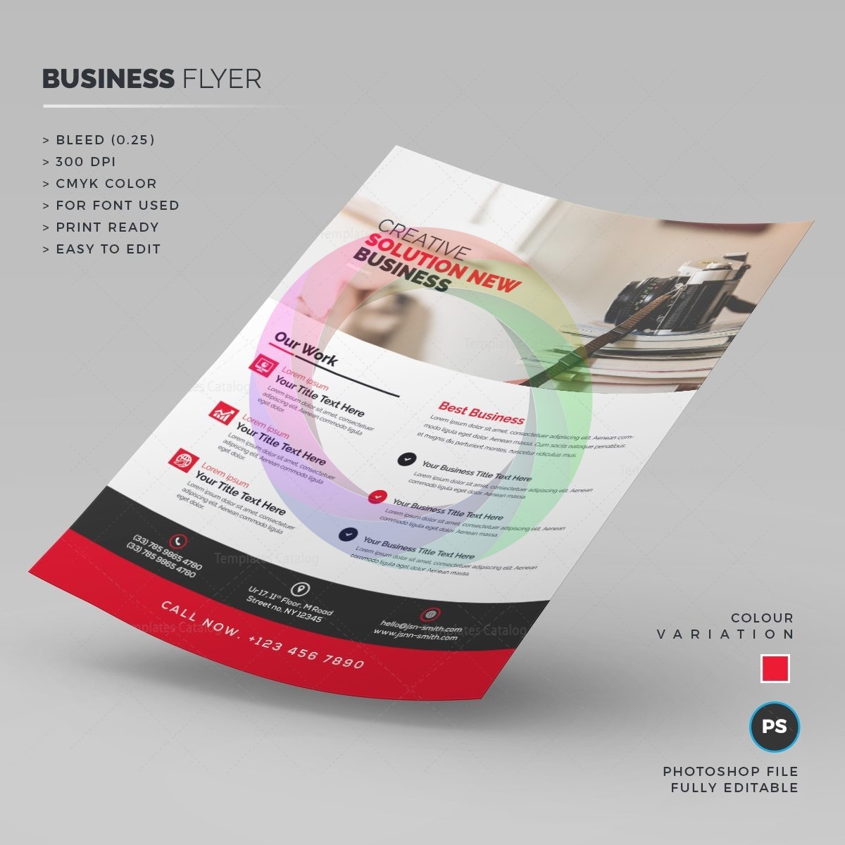 PSD Business Flyer - Graphic Prime | Graphic Design Templates
