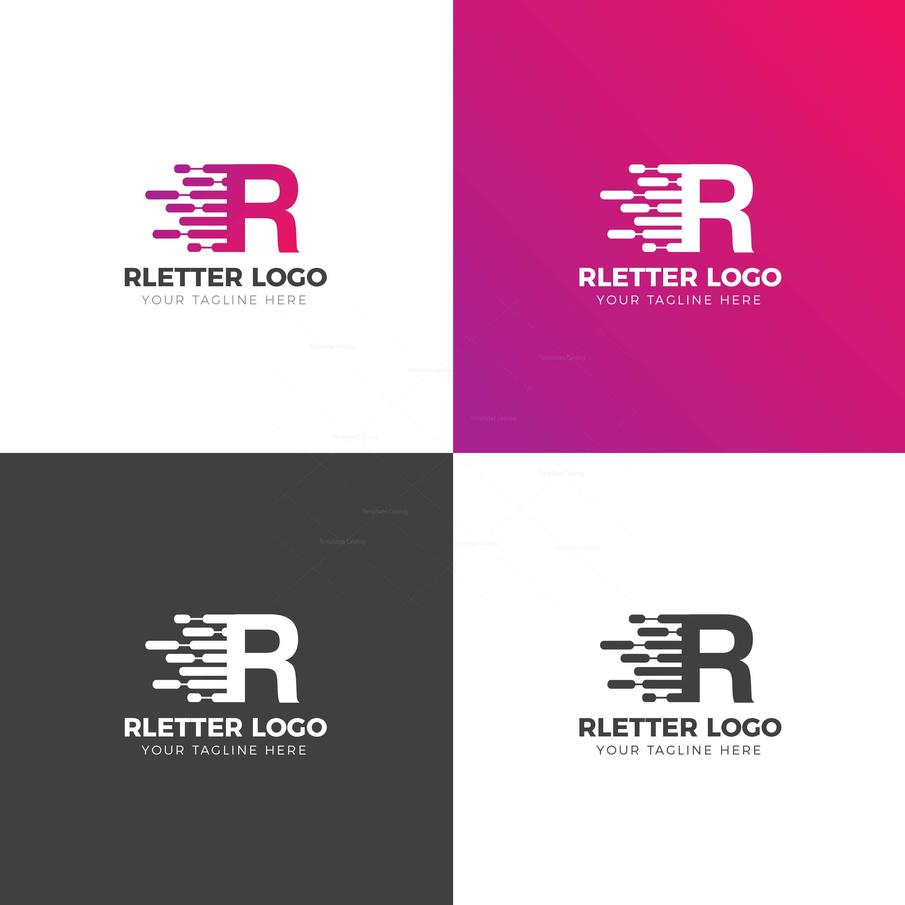 R Creative Logo Design Template - Graphic Prime | Graphic Design Templates