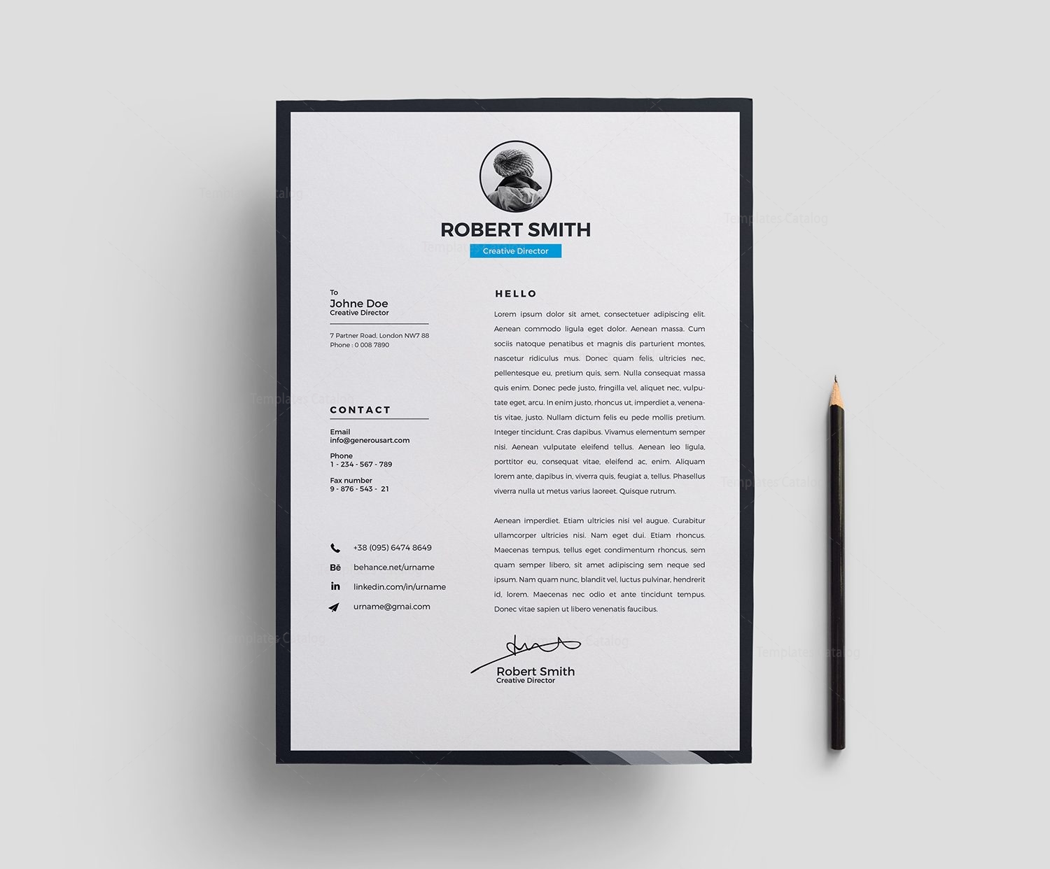 Resume Design Template - Graphic Prime | Graphic Design Templates