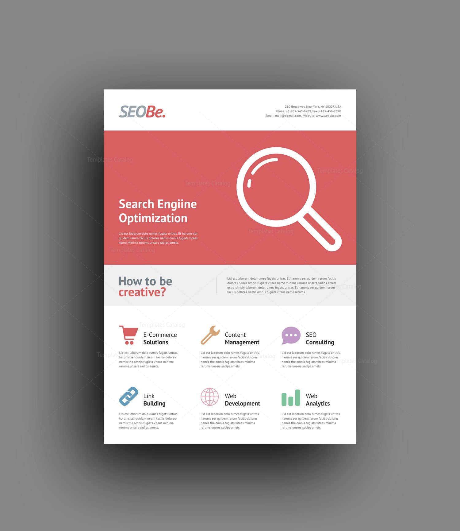 SEO Company Flyer Design Templates - Graphic Prime | Graphic Design ...
