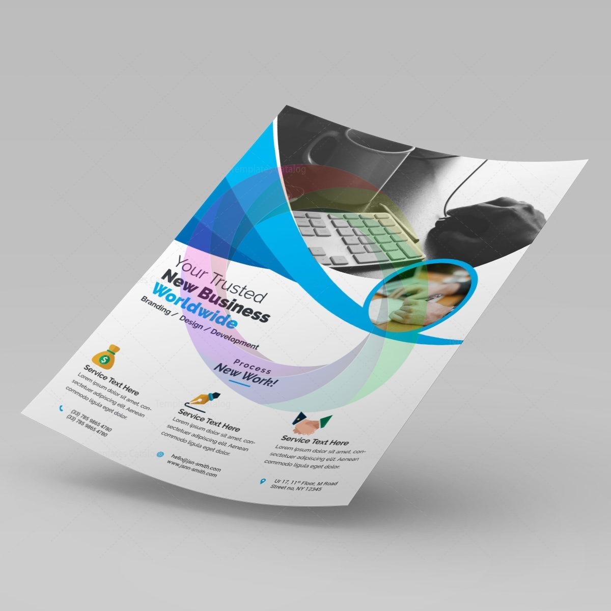 Simple Corporate Flyer - Graphic Prime | Graphic Design Templates