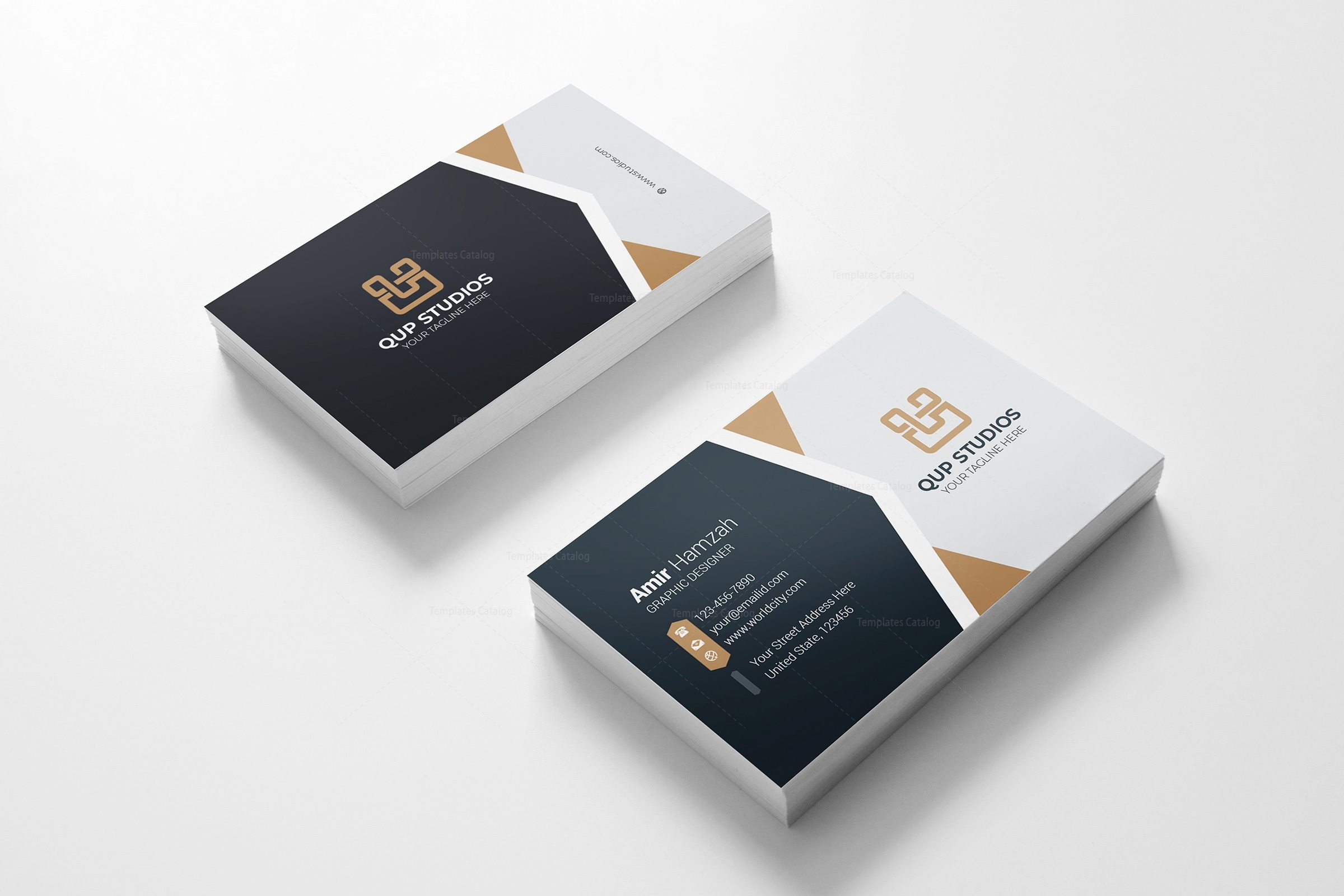 Studio Professional Business Card Design Template - Graphic Prime ...