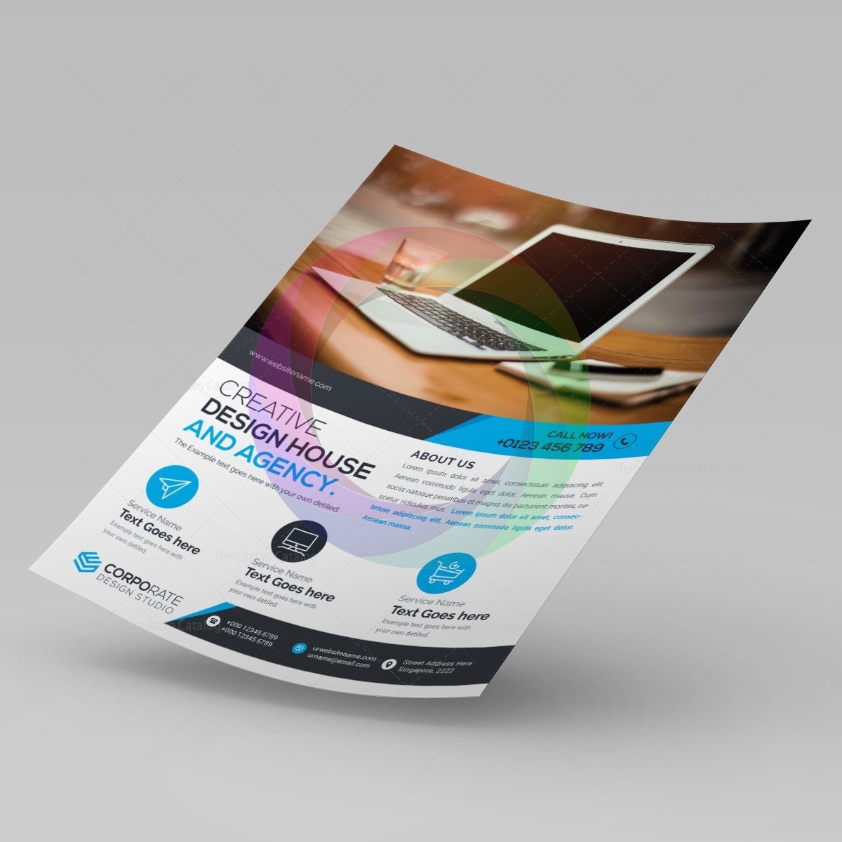 Stylish Creative Flyer Template - Graphic Prime | Graphic Design Templates