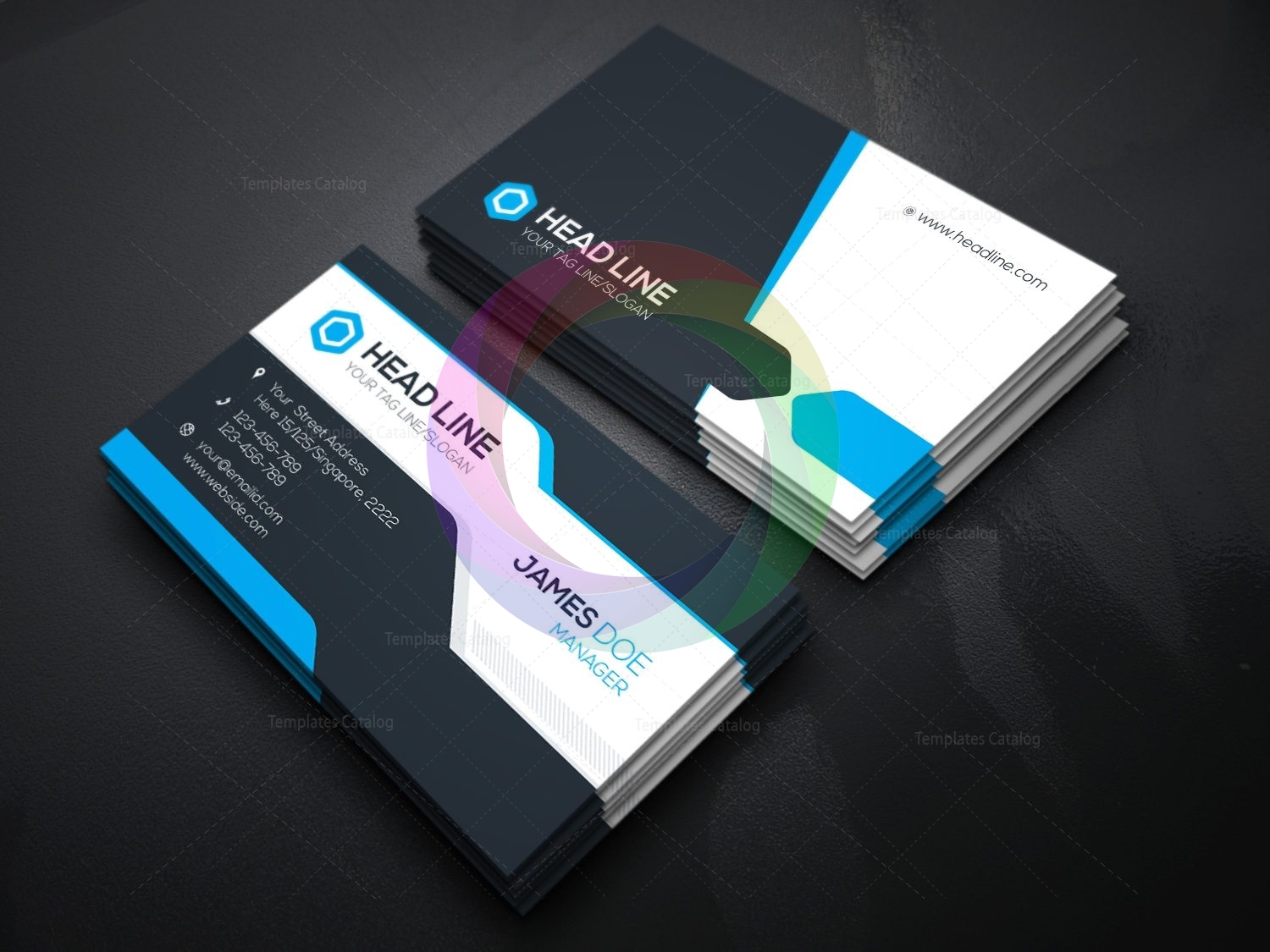 Stylish Visiting Card Template - Graphic Prime | Graphic Design Templates