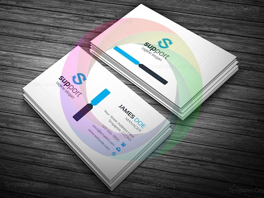 Support Business Card Template - Graphic Prime | Graphic Design Templates