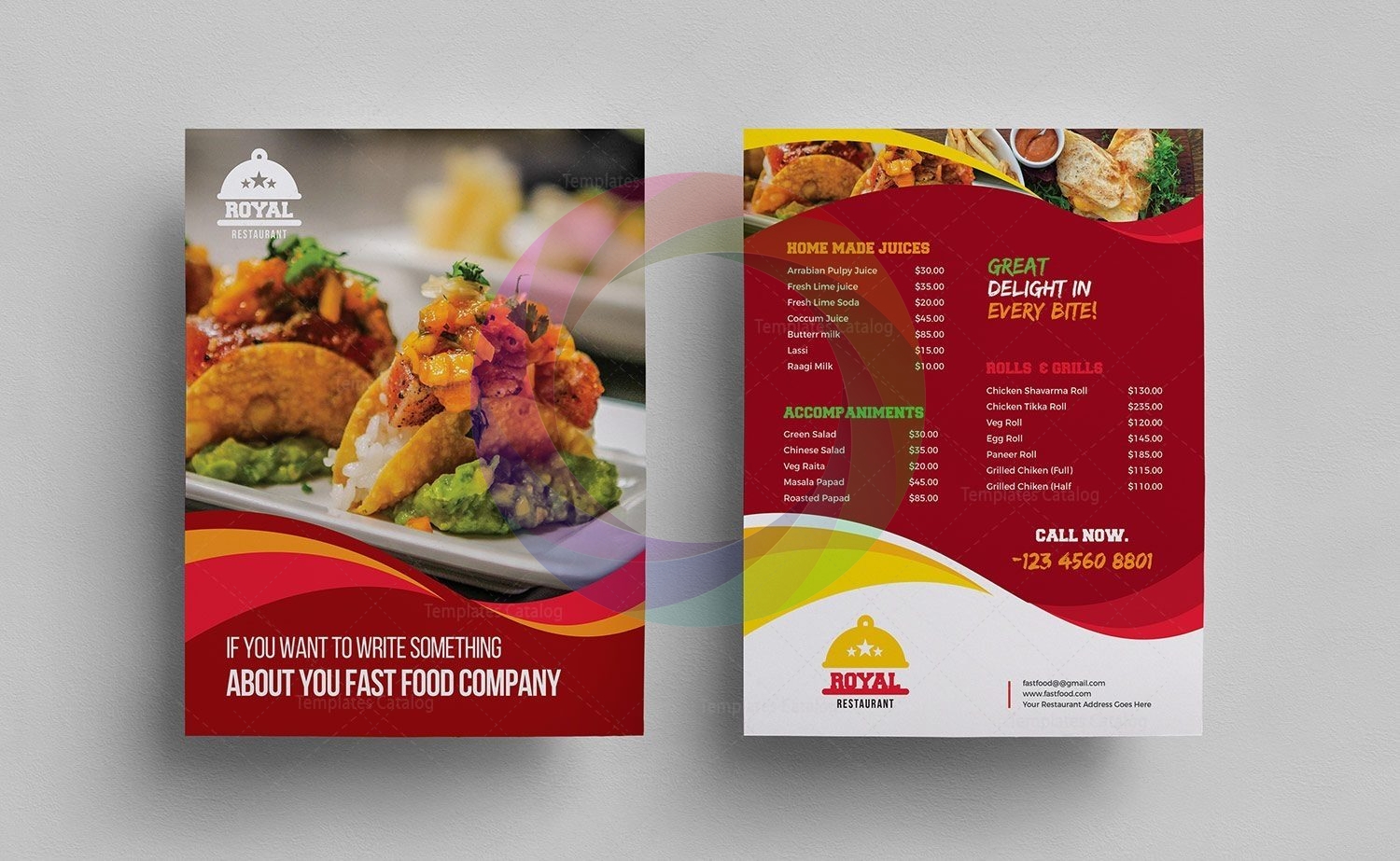 Taco Food Menu Template - Graphic Prime | Graphic Design Templates