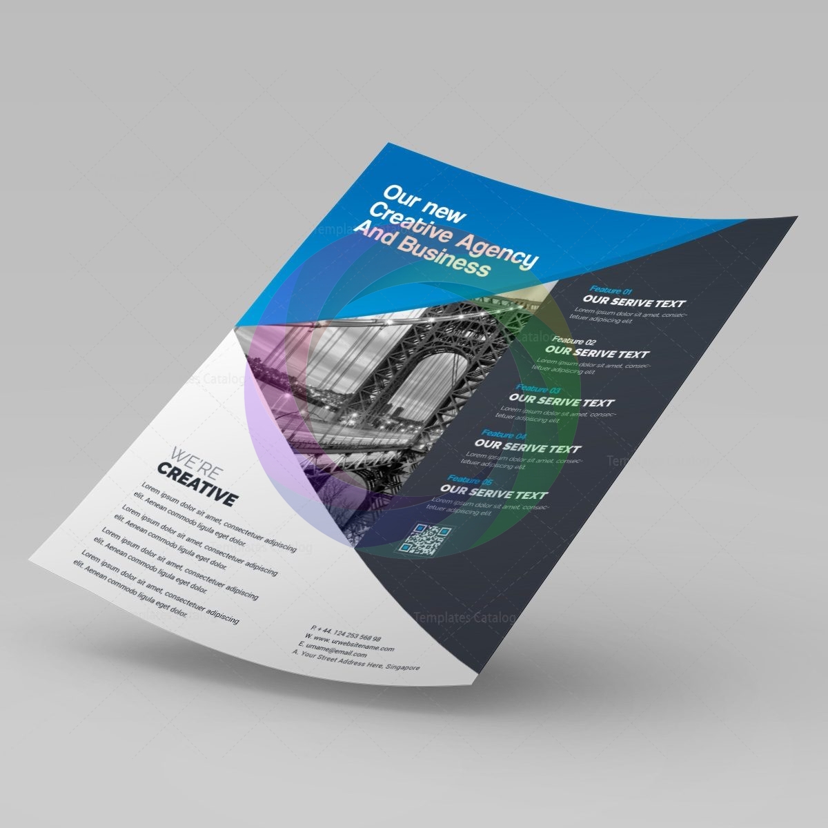 Triangle Corporate Flyer - Graphic Prime | Graphic Design Templates