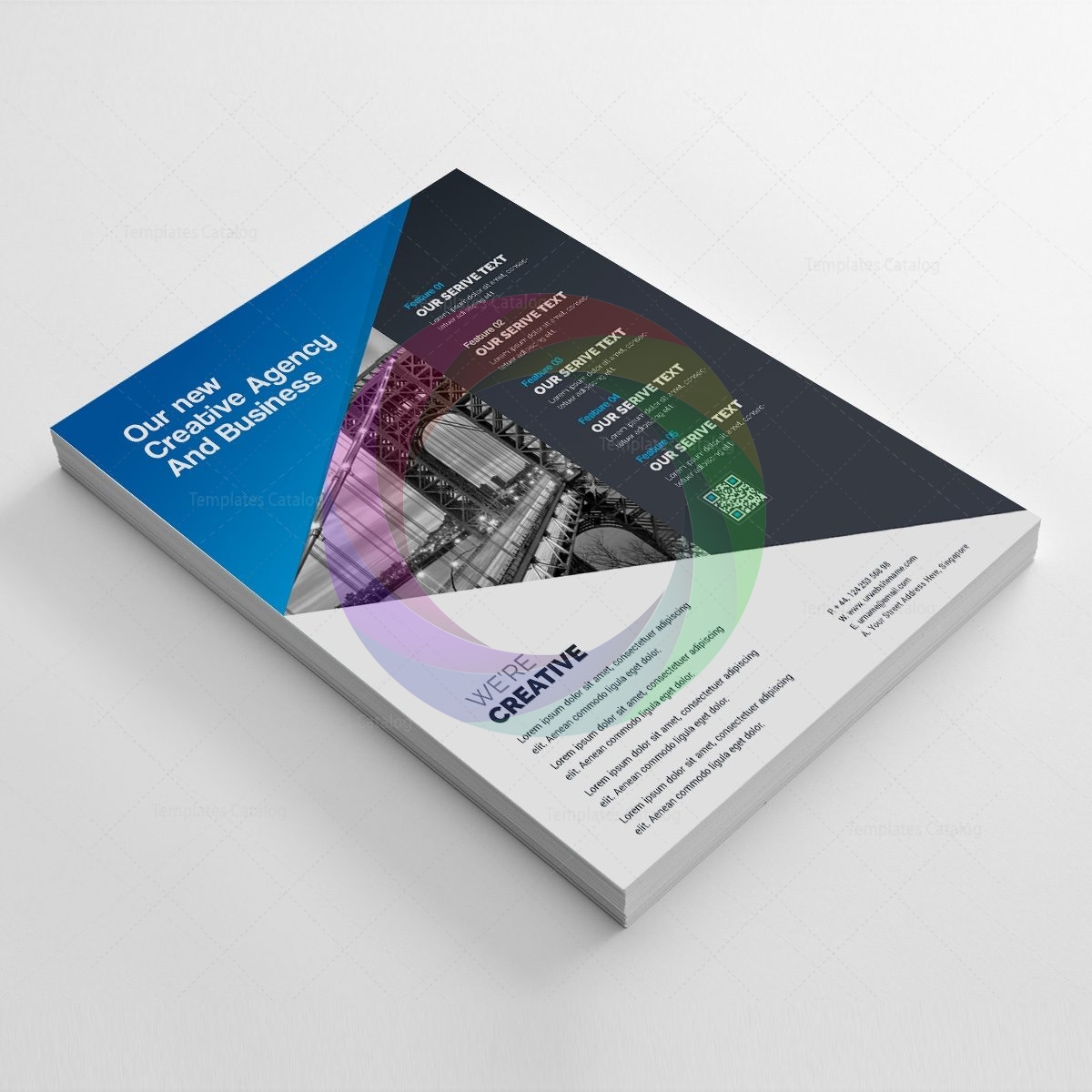 Triangle Corporate Flyer - Graphic Prime | Graphic Design Templates