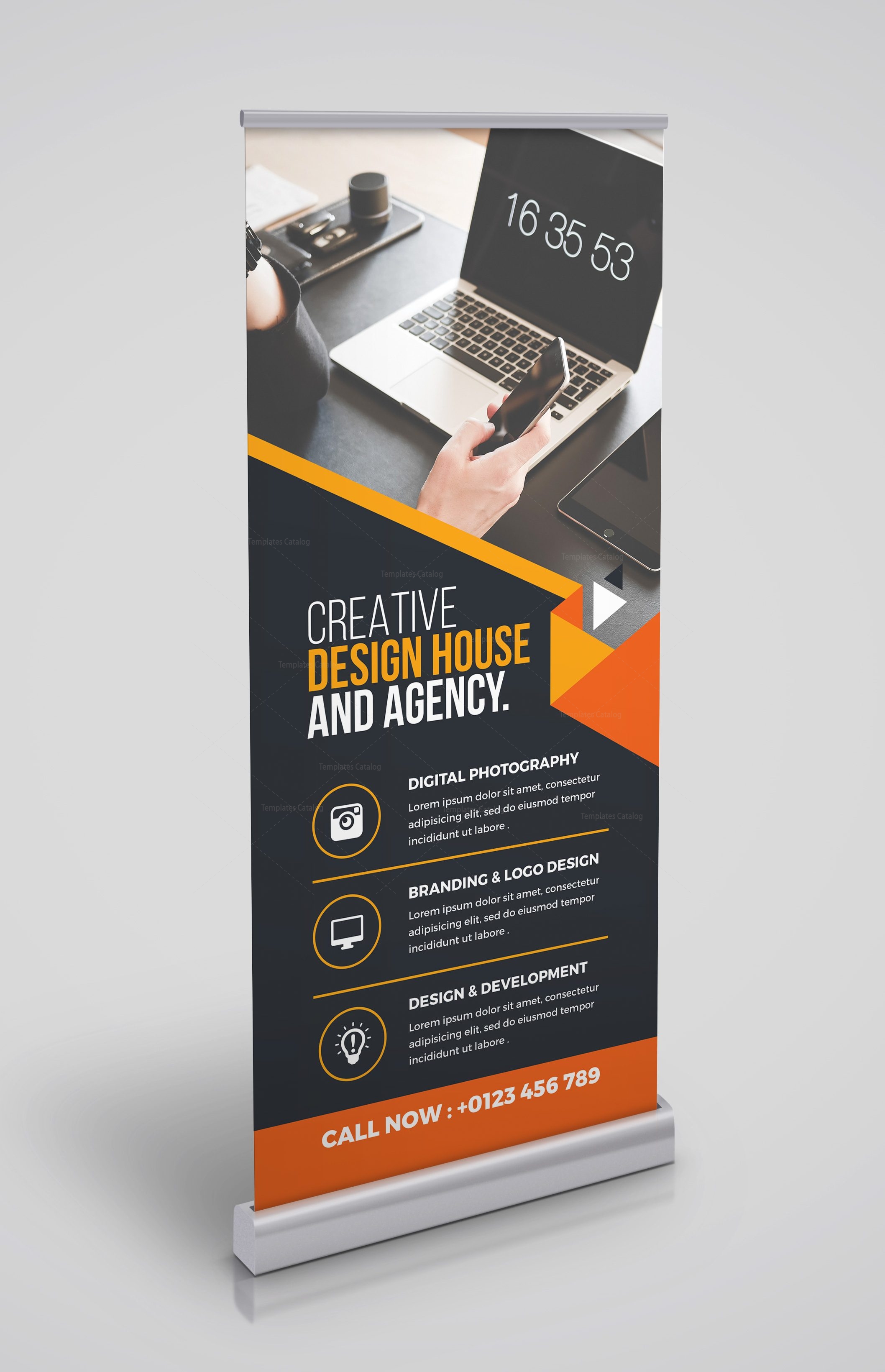 Versatile Rollup Banner Template - Graphic Prime | Graphic Design Templates